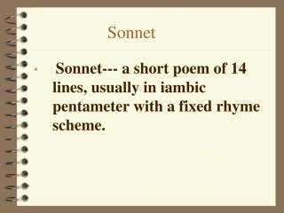 PPT - Sonnet 19 PowerPoint Presentation, free download - ID:4480953