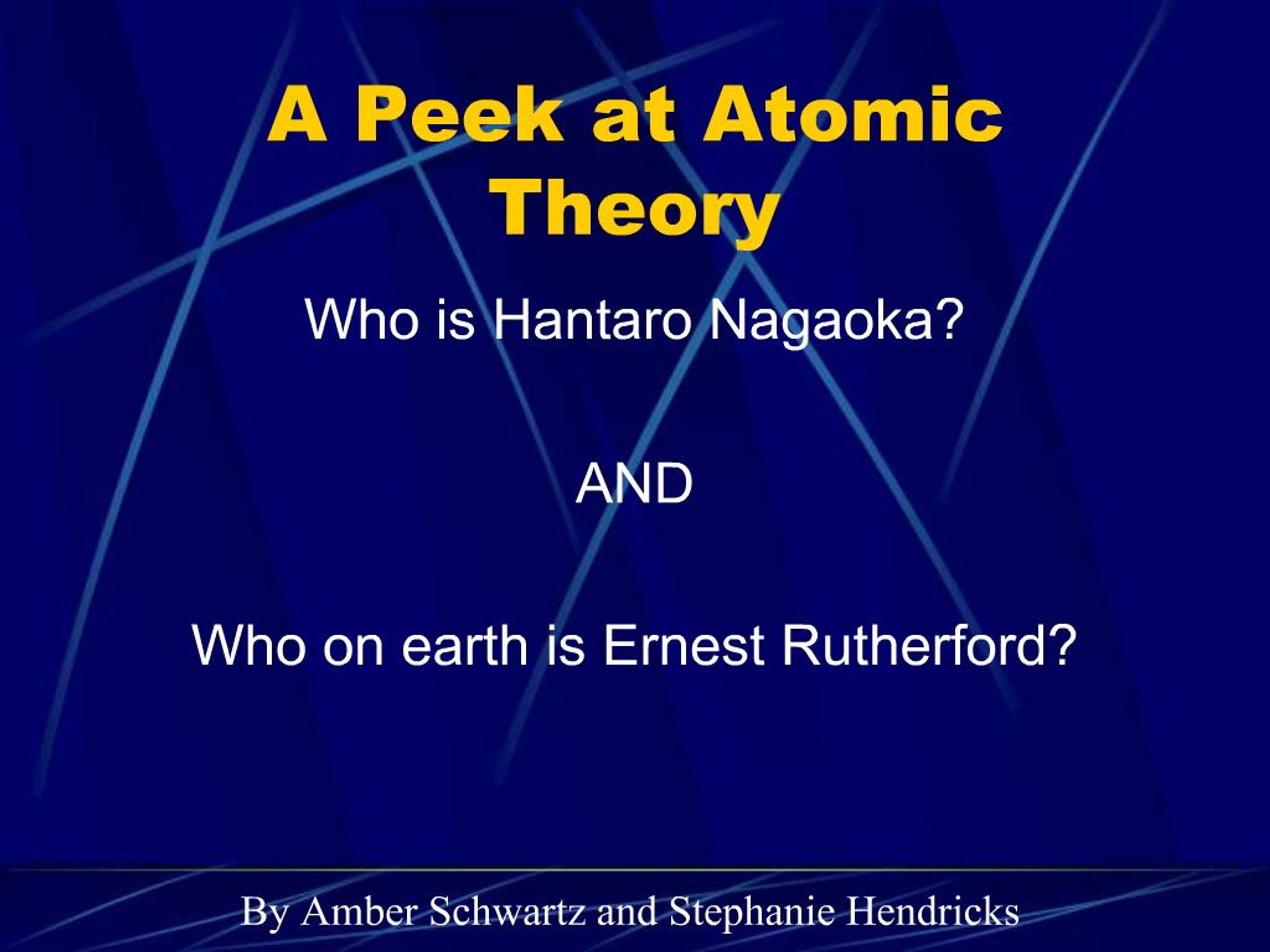 PPT - A Peek at Atomic Theory PowerPoint Presentation, free download ...