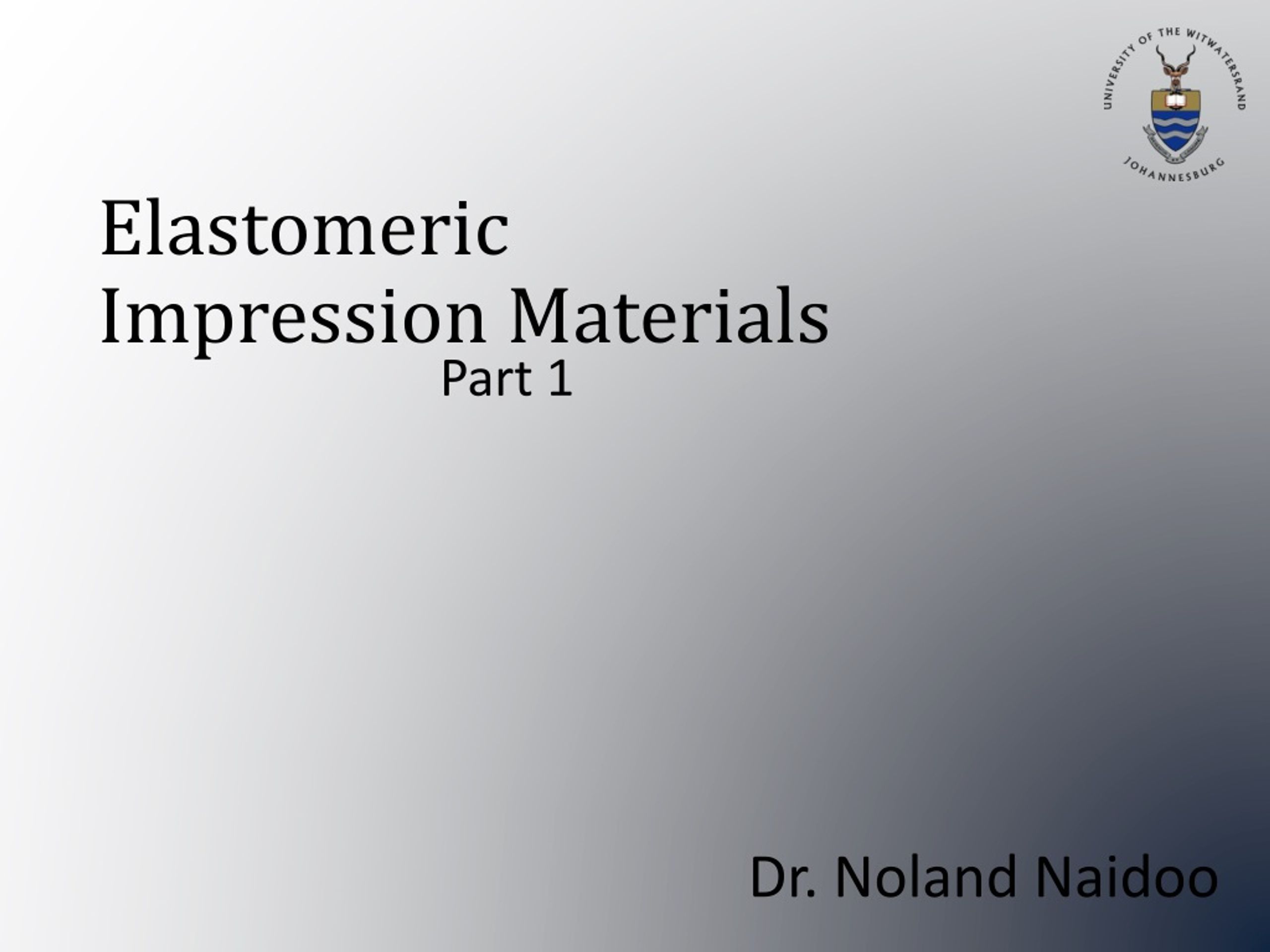 PPT - Elastomeric Impression Materials PowerPoint Presentation, free download - ID:1005433