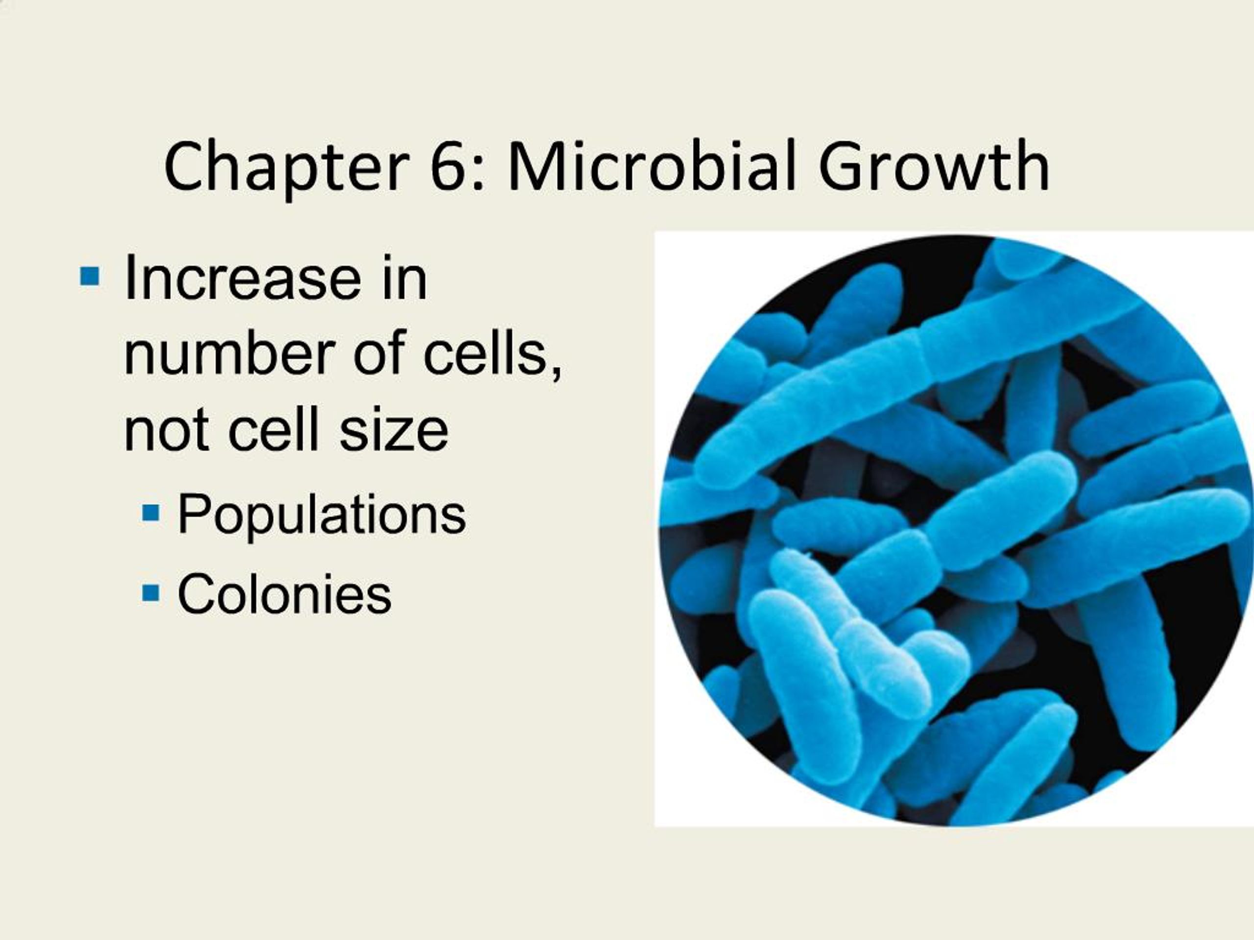 PPT - Chapter 6: Microbial Growth PowerPoint Presentation, free ...