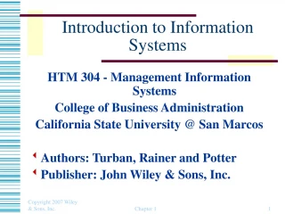 PPT - Introduction to Information Systems PowerPoint Presentation, free ...