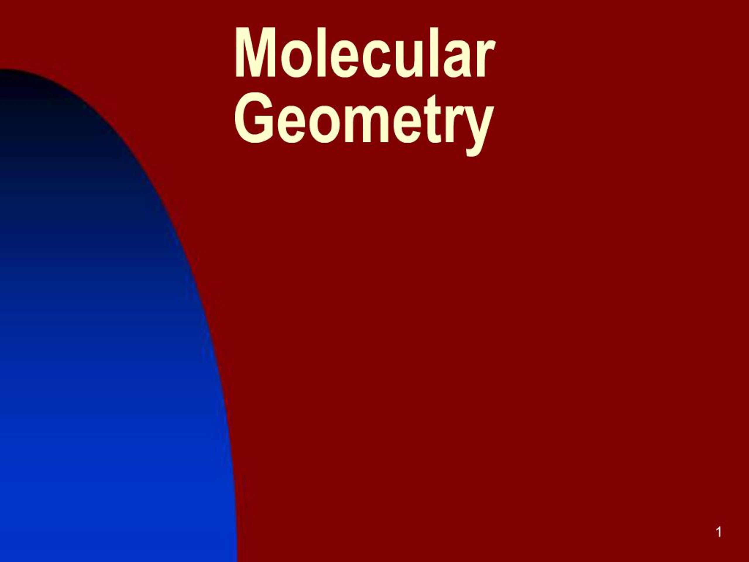 PPT - Molecular Geometry PowerPoint Presentation, free download - ID ...