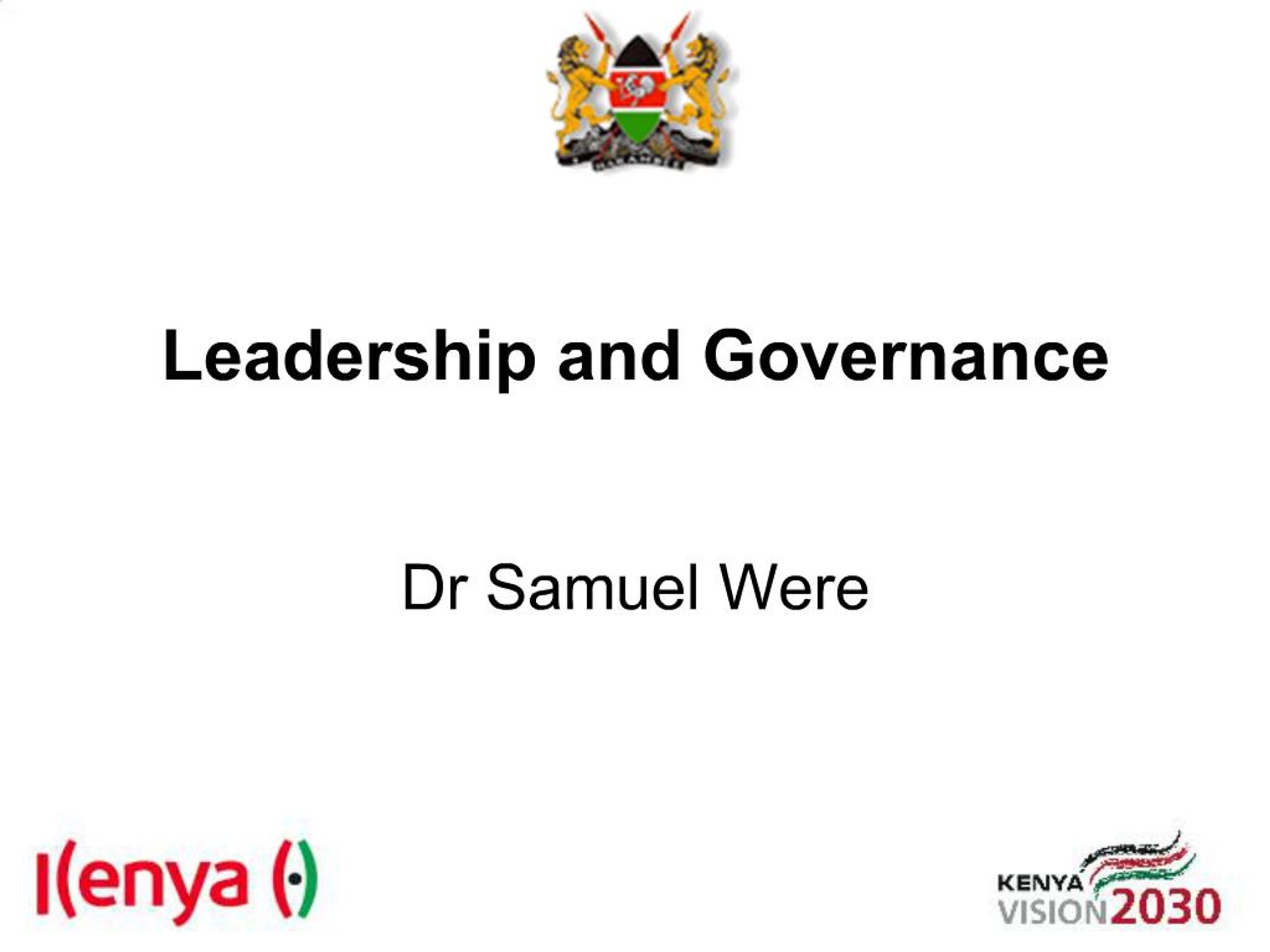PPT - Leadership and Governance PowerPoint Presentation, free download ...