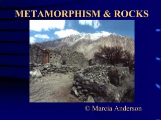 PPT - Chapter 29: Metamorphism of Calcareous and Ultramafic Rocks ...