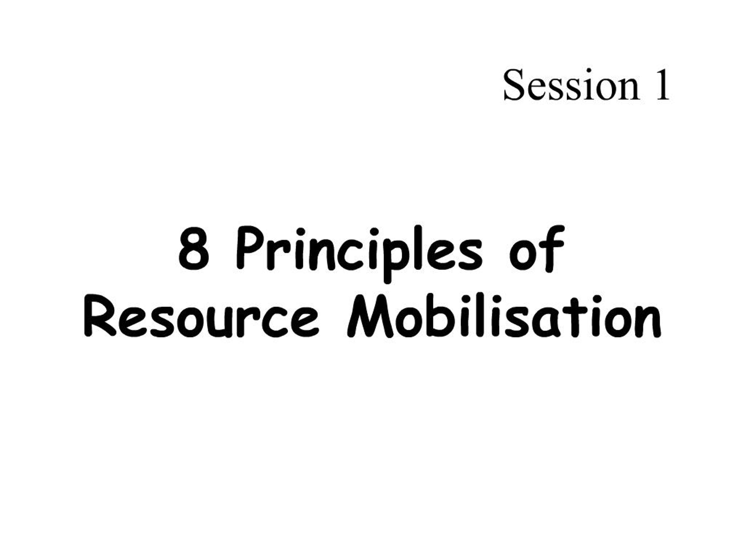 PPT - Mastering the art of resource mobilisation for success PowerPoint ...