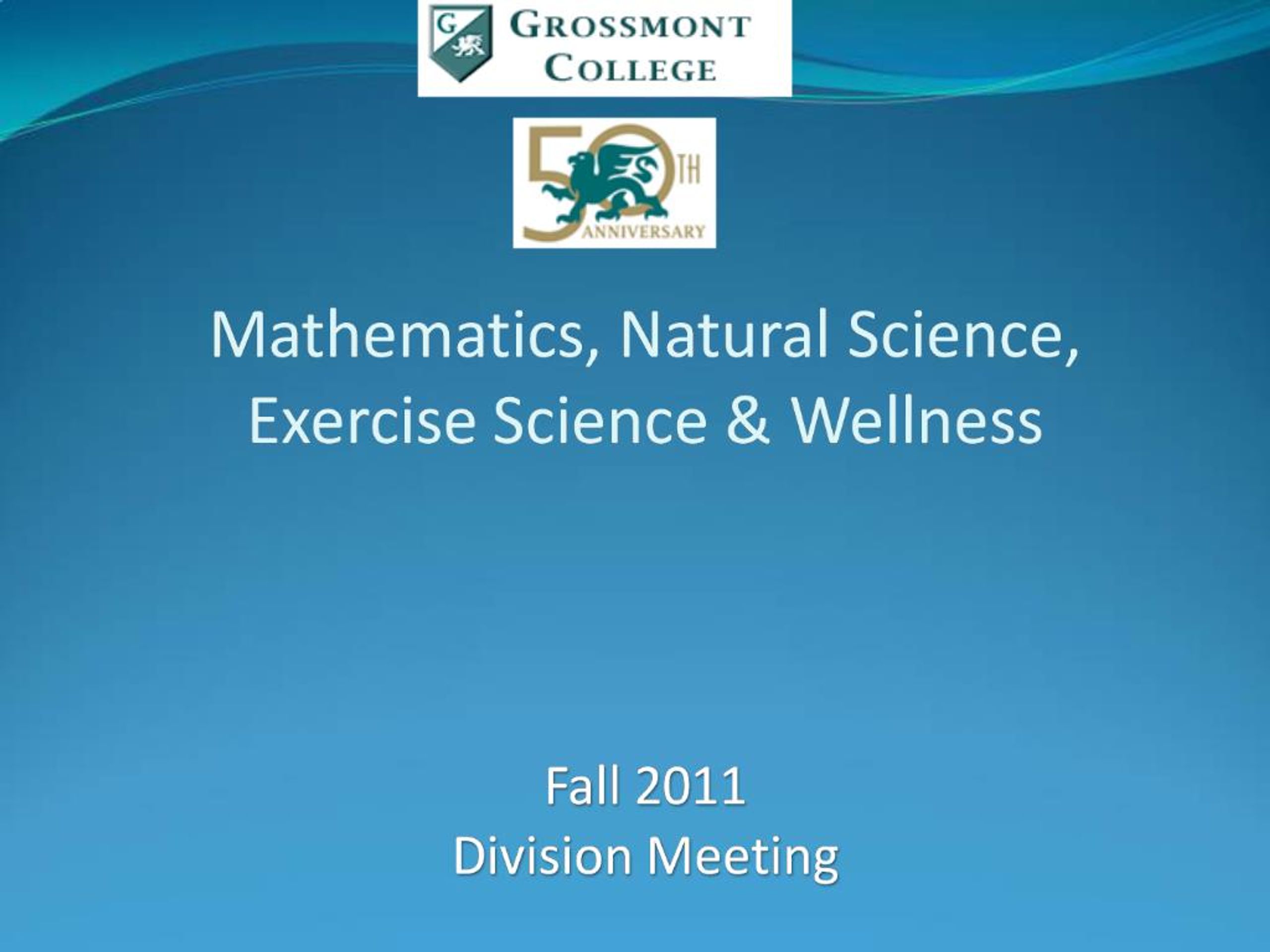 PPT - Mathematics, Natural Science, Exercise Science Wellness ...