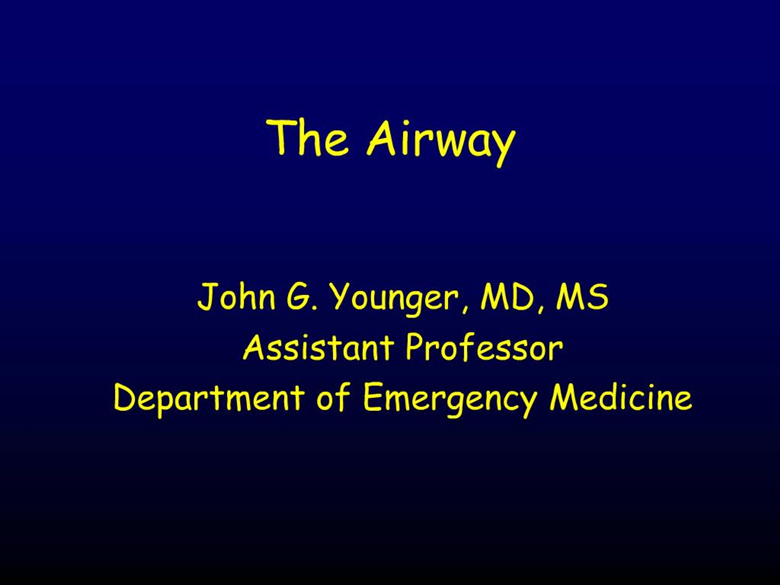 PPT - The Airway PowerPoint Presentation, free download - ID:1043609