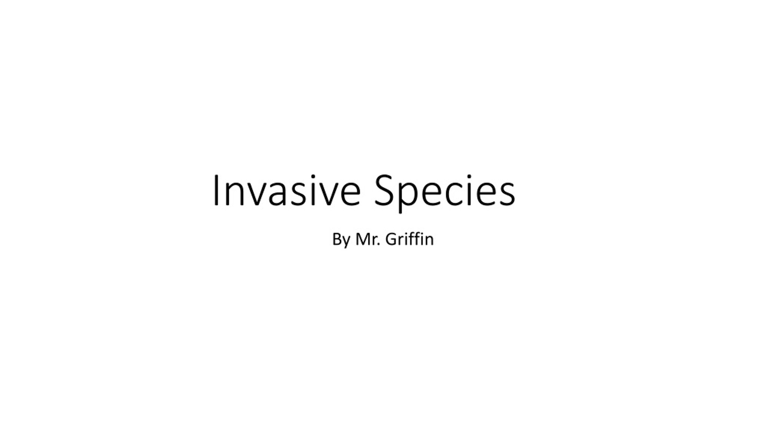 PPT - Invasive Species PowerPoint Presentation, free download - ID:1044480