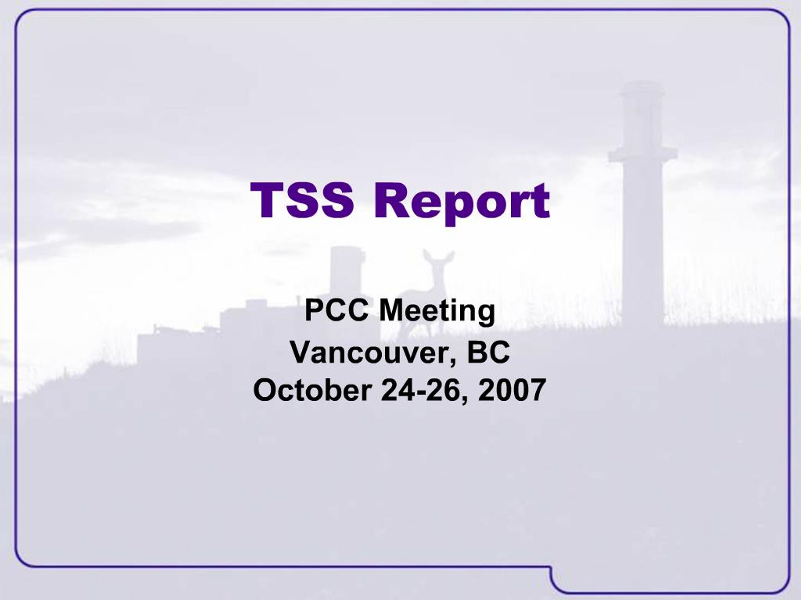 PPT - TSS Report PowerPoint Presentation, free download - ID:1045403