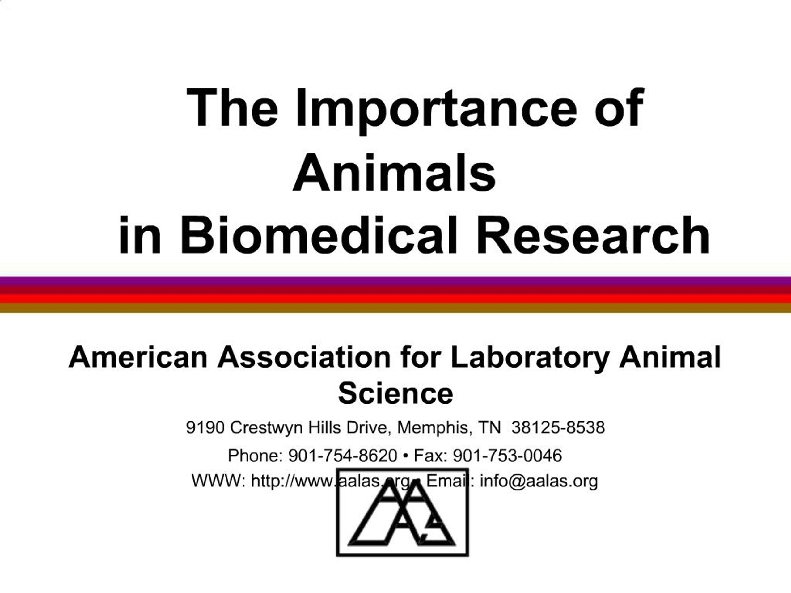 PPT - The Vital Role of Animals in Medical Research PowerPoint ...