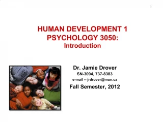 PPT - Psychology 203 Human Development PowerPoint Presentation, free ...
