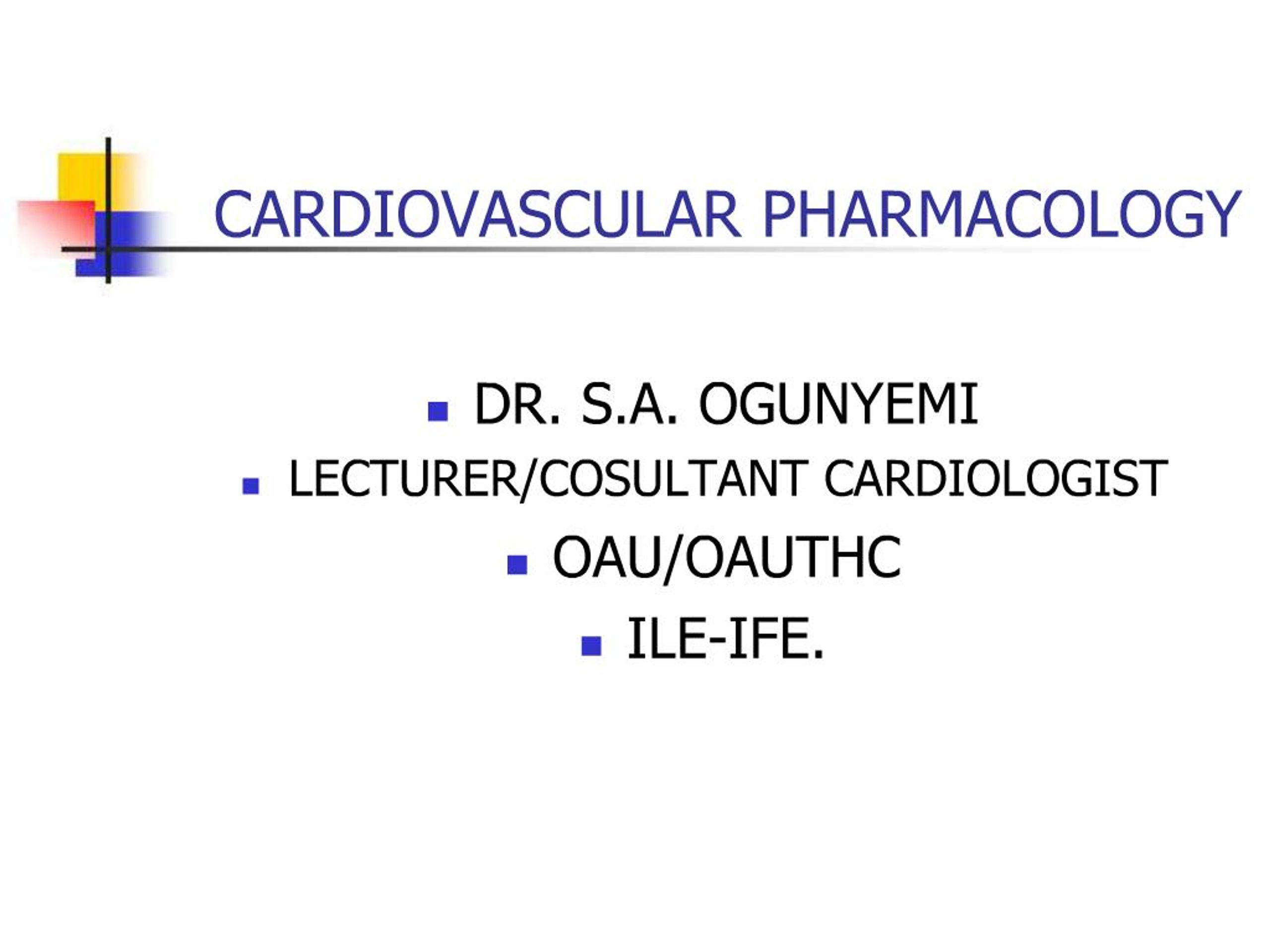 PPT - Comprehensive Guide to Cardiovascular Pharmacology and Treatment ...