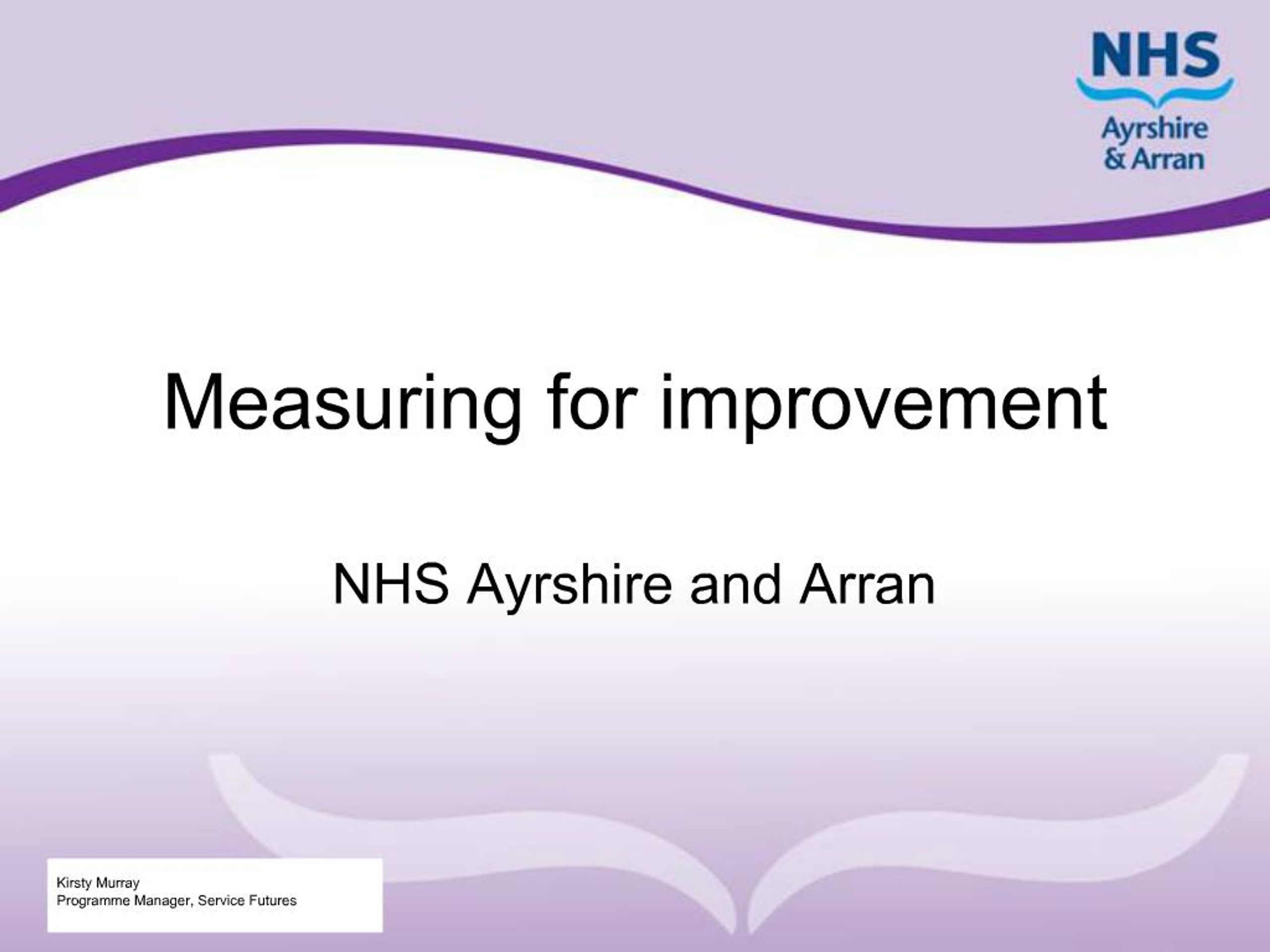 PPT - Measuring for improvement PowerPoint Presentation, free download ...
