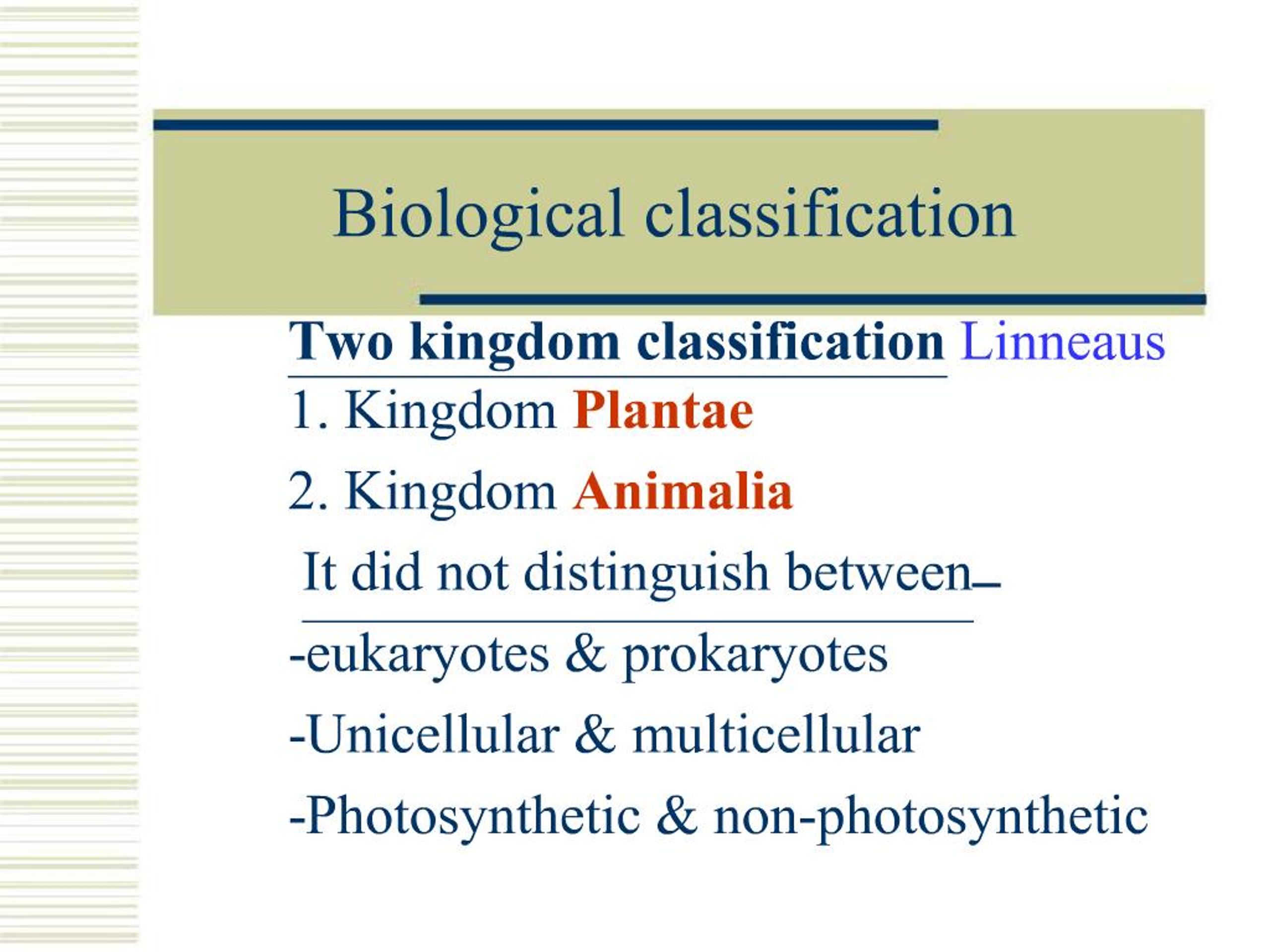 PPT - Biological classification PowerPoint Presentation, free download ...