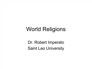 PPT - HRT3M: Grade 11 World Religions and Belief Traditions PowerPoint ...