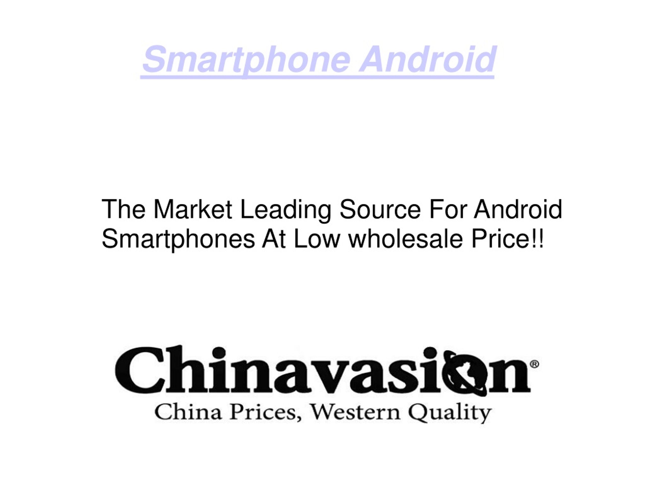 PPT - Smartphone Android PowerPoint Presentation, free download - ID ...