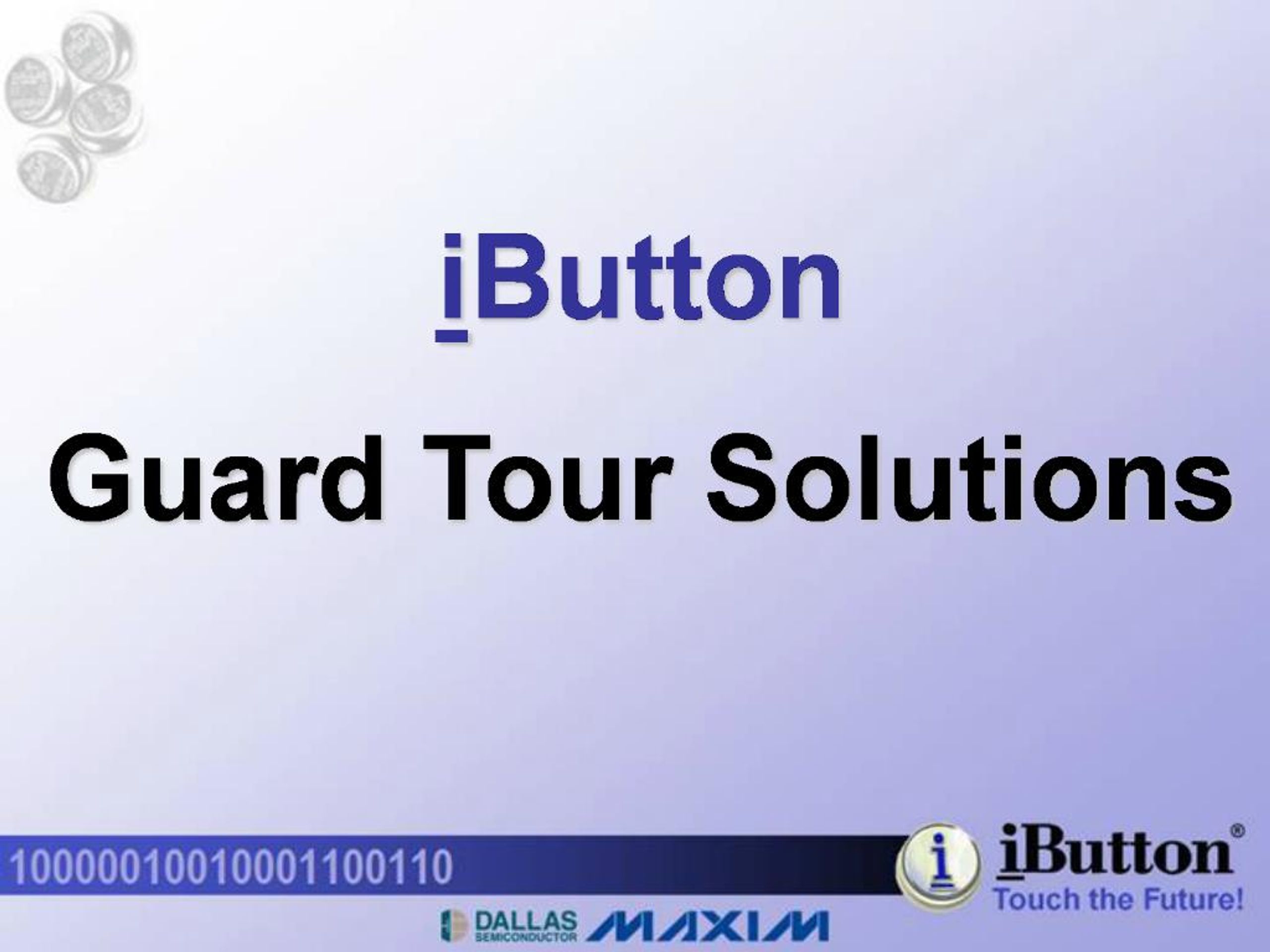 PPT - IButton Guard Tour Solutions PowerPoint Presentation, free ...