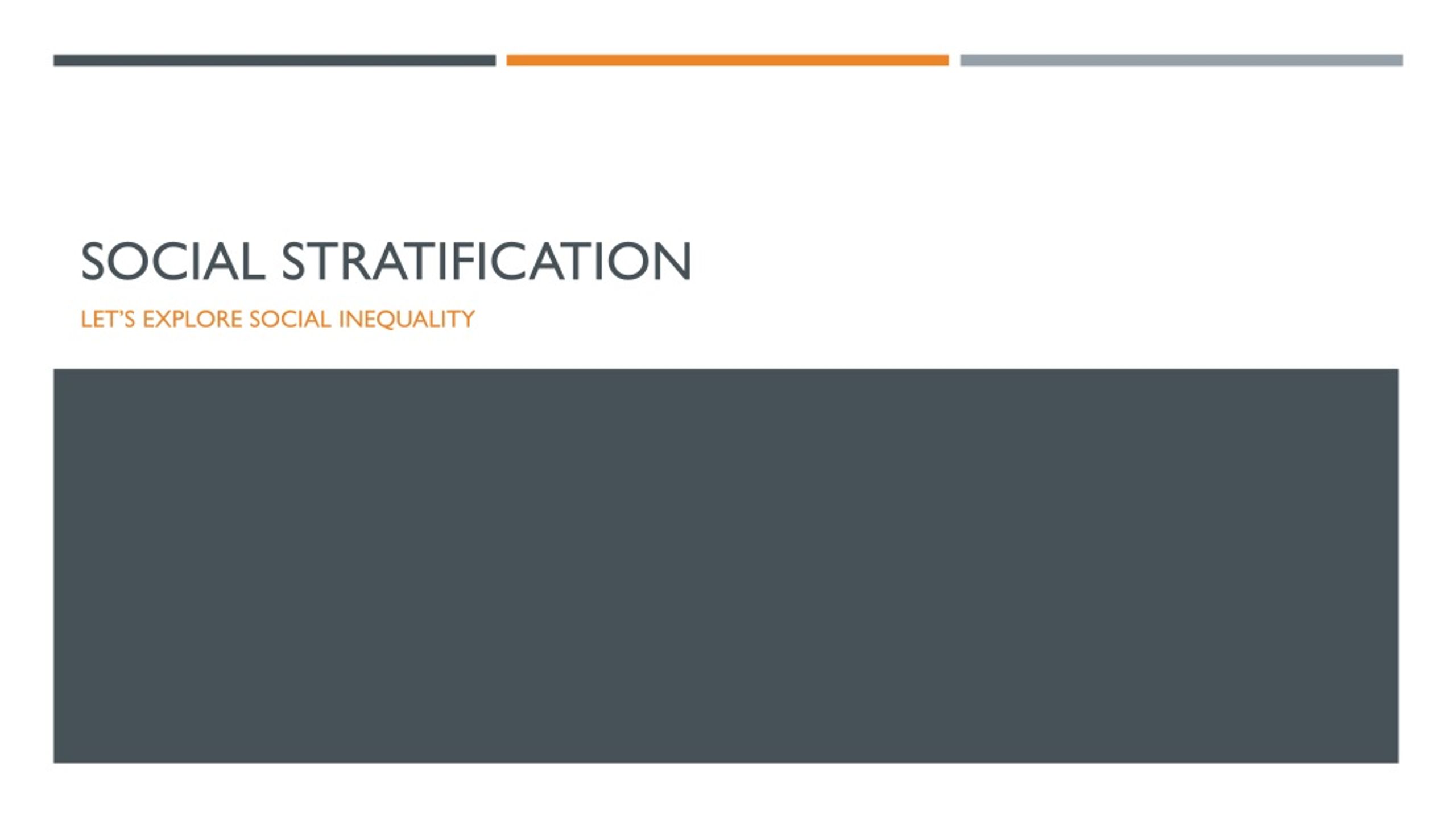 PPT - SOCIAL STRATIFICATION PowerPoint Presentation, free download - ID ...