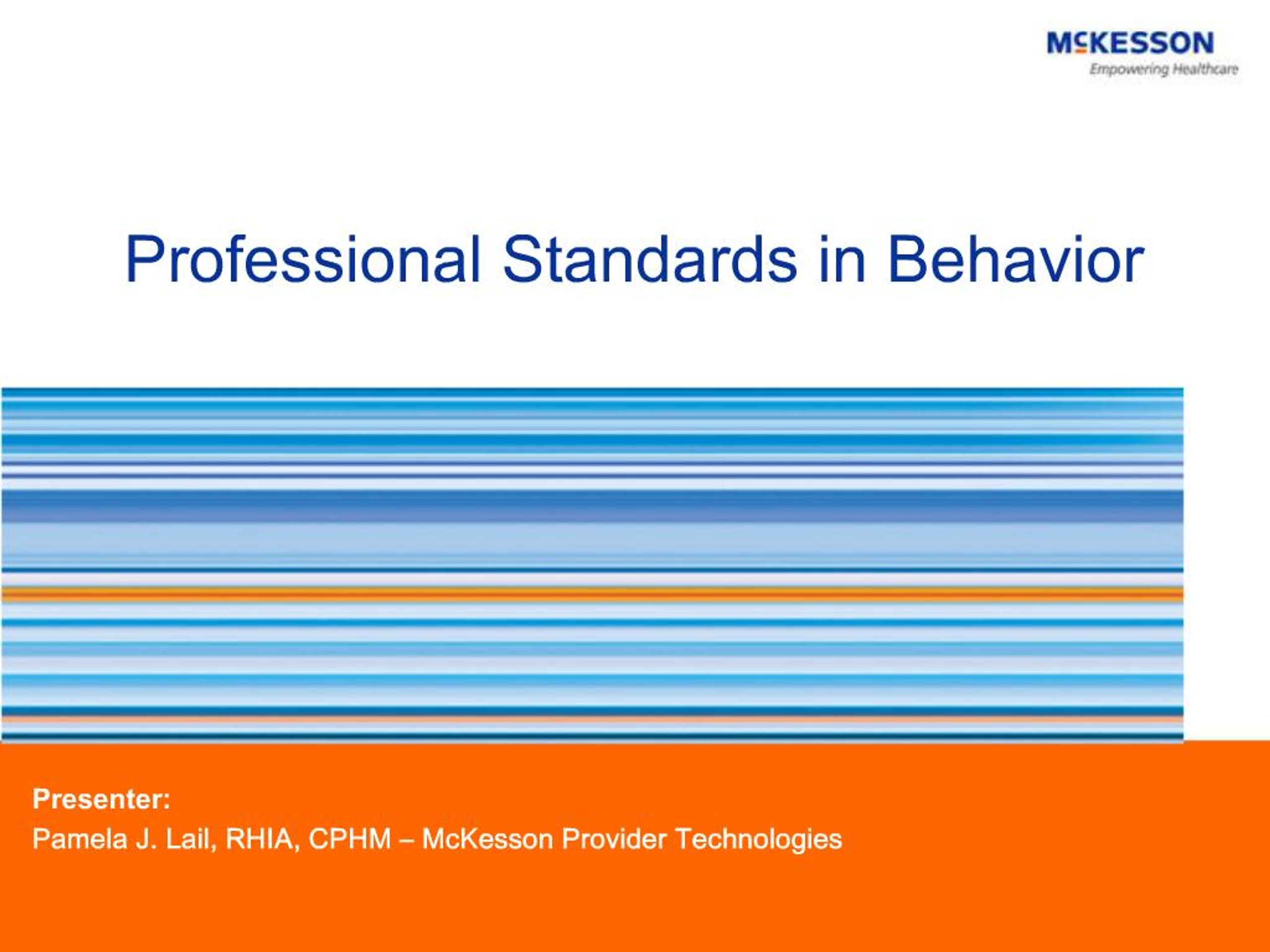 PPT - Professional Standards in Behavior PowerPoint Presentation, free ...