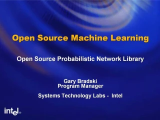 PPT - Open source Business Intelligence Powered by Machine Learning ...