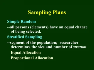 PPT - Sampling Plans PowerPoint Presentation, free download - ID:3253215