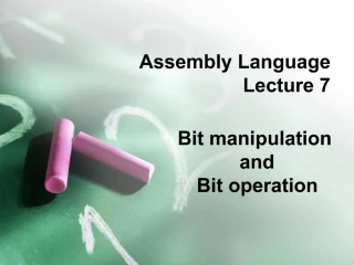 PPT - Chapter 7 Assembly Language PowerPoint Presentation, free ...
