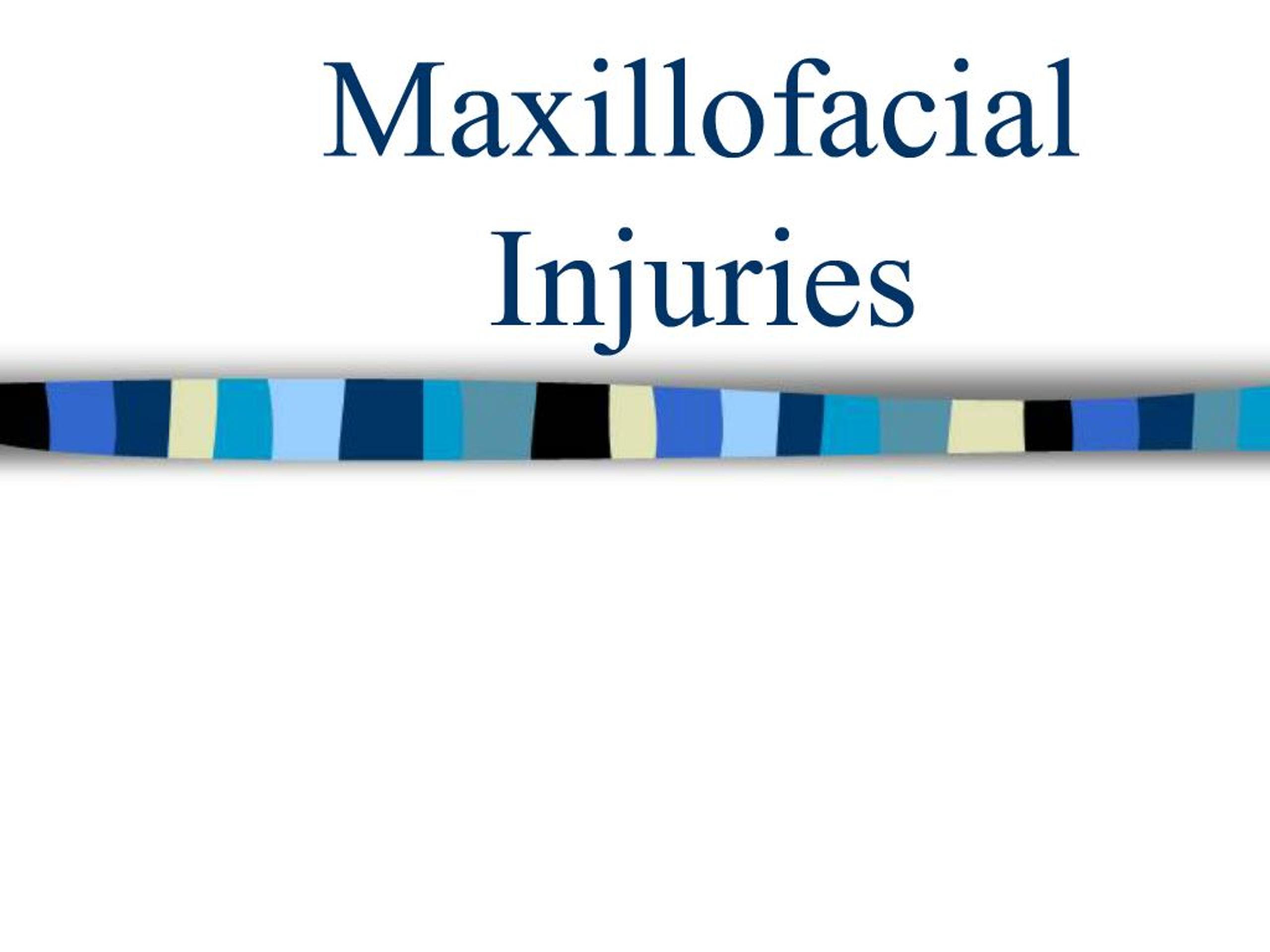 PPT - Maxillofacial Injuries PowerPoint Presentation, free download ...