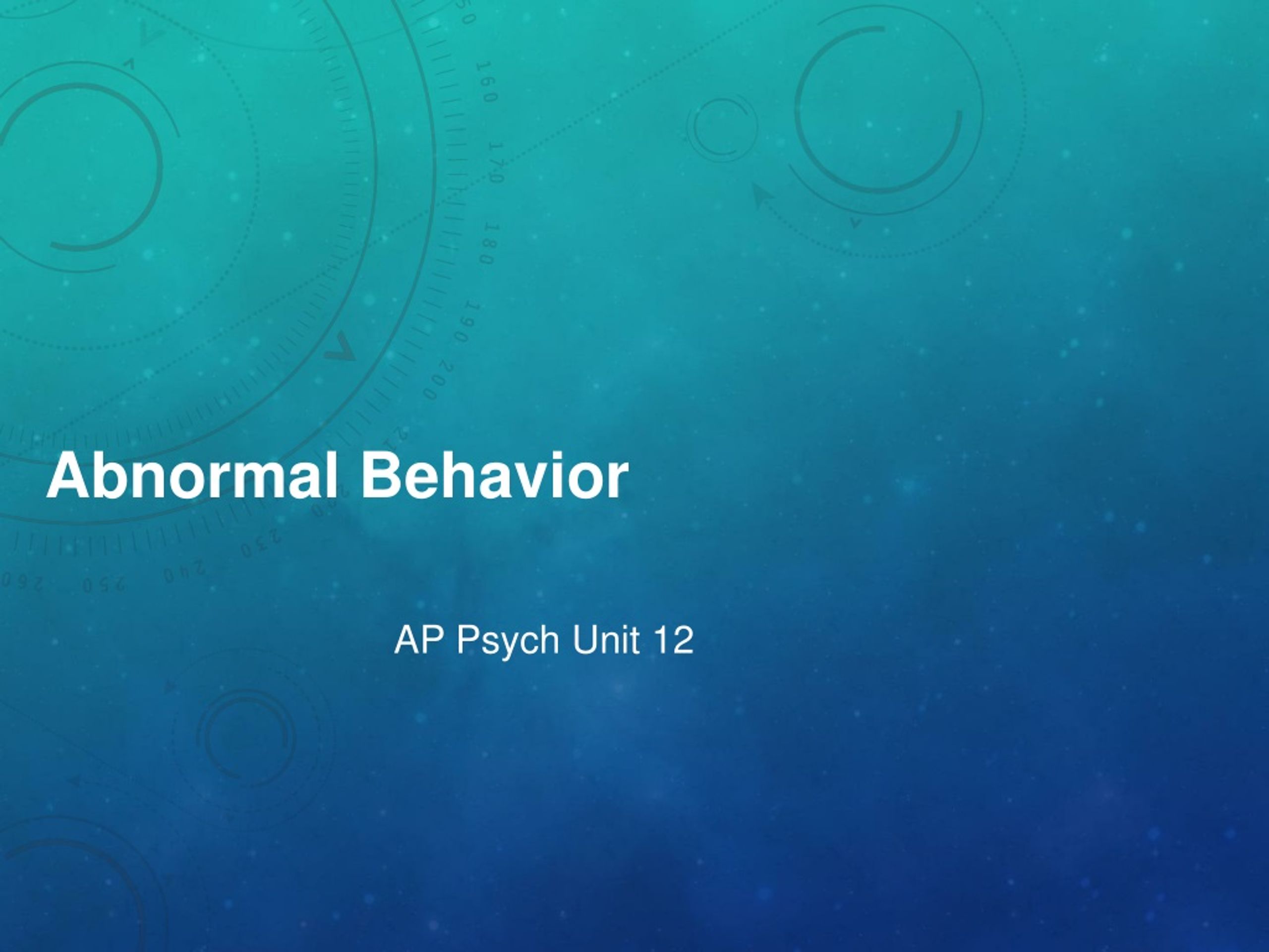 PPT - Abnormal Behavior PowerPoint Presentation, free download - ID:1085236