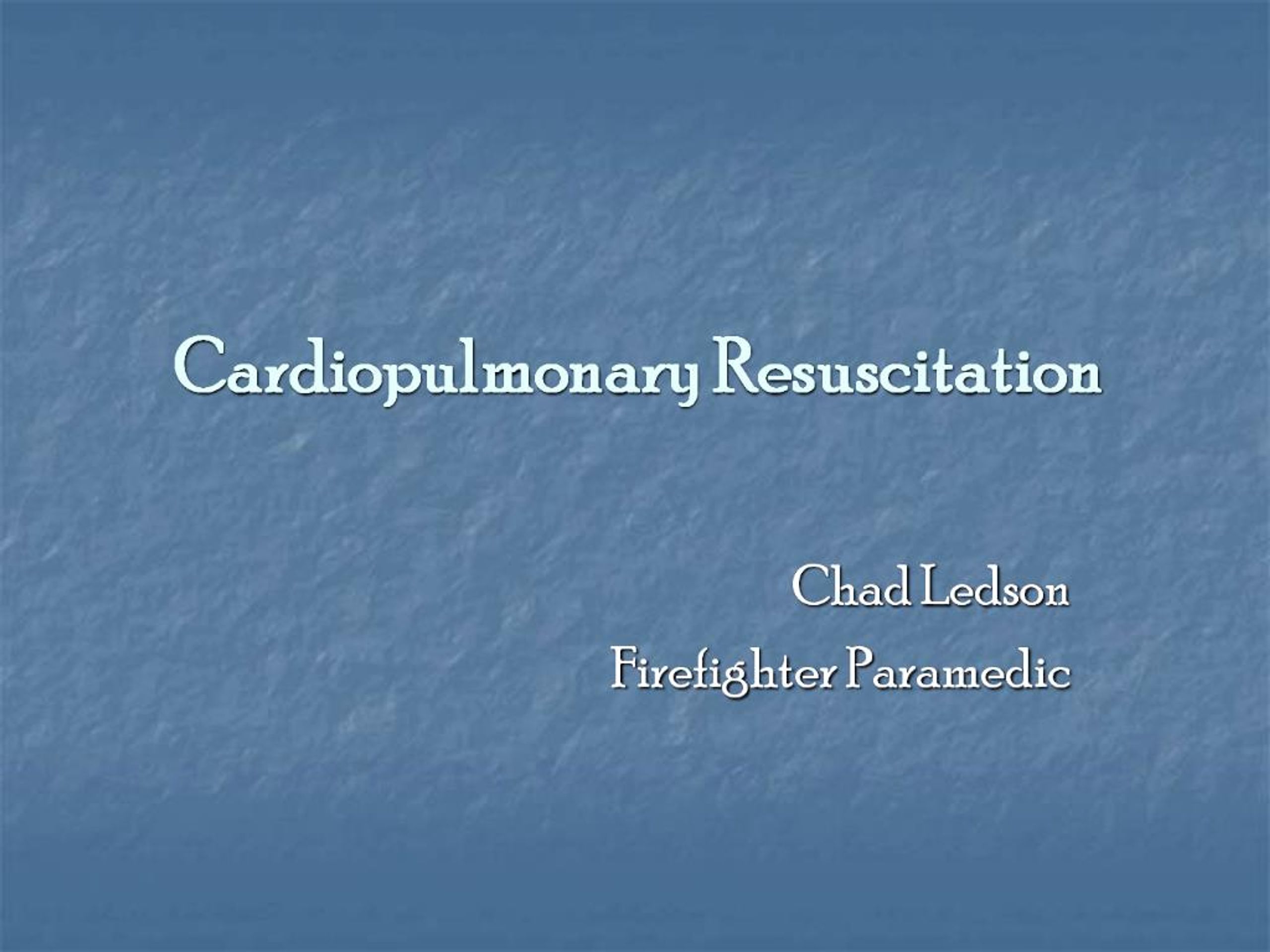 PPT - Cardiopulmonary Resuscitation PowerPoint Presentation, free ...