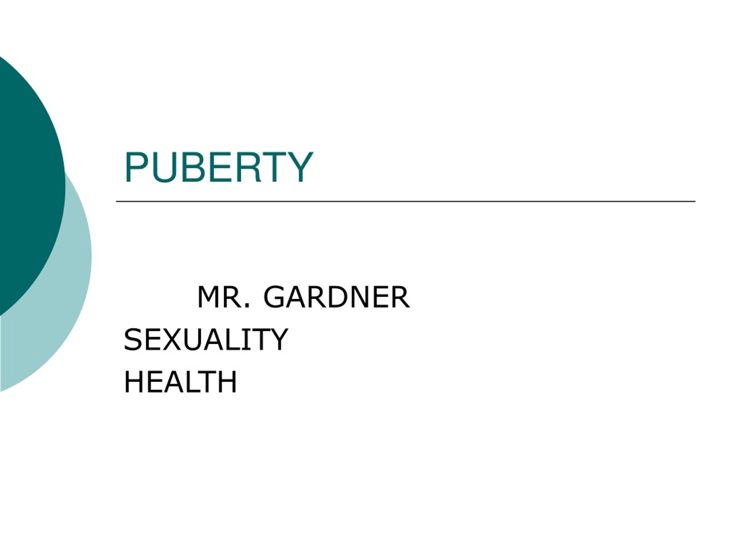 PPT - PUBERTY PowerPoint Presentation, free download - ID:1087253