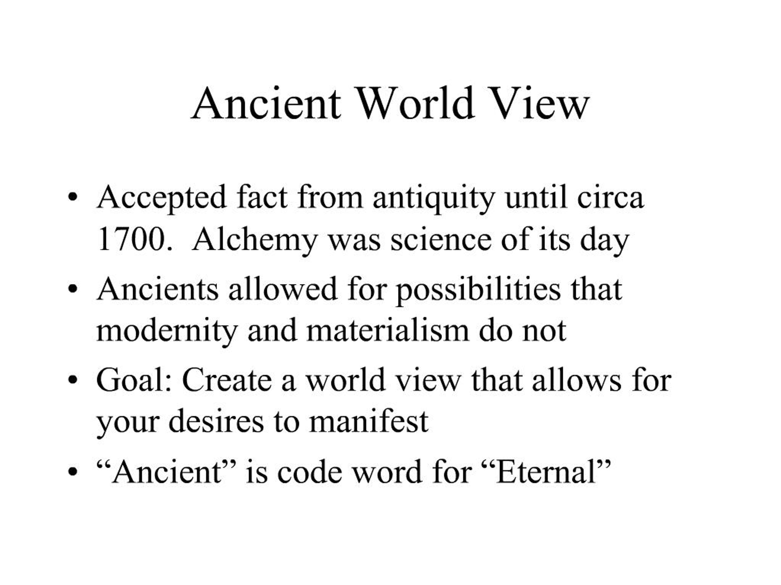 PPT - Ancient World View PowerPoint Presentation, free download - ID ...