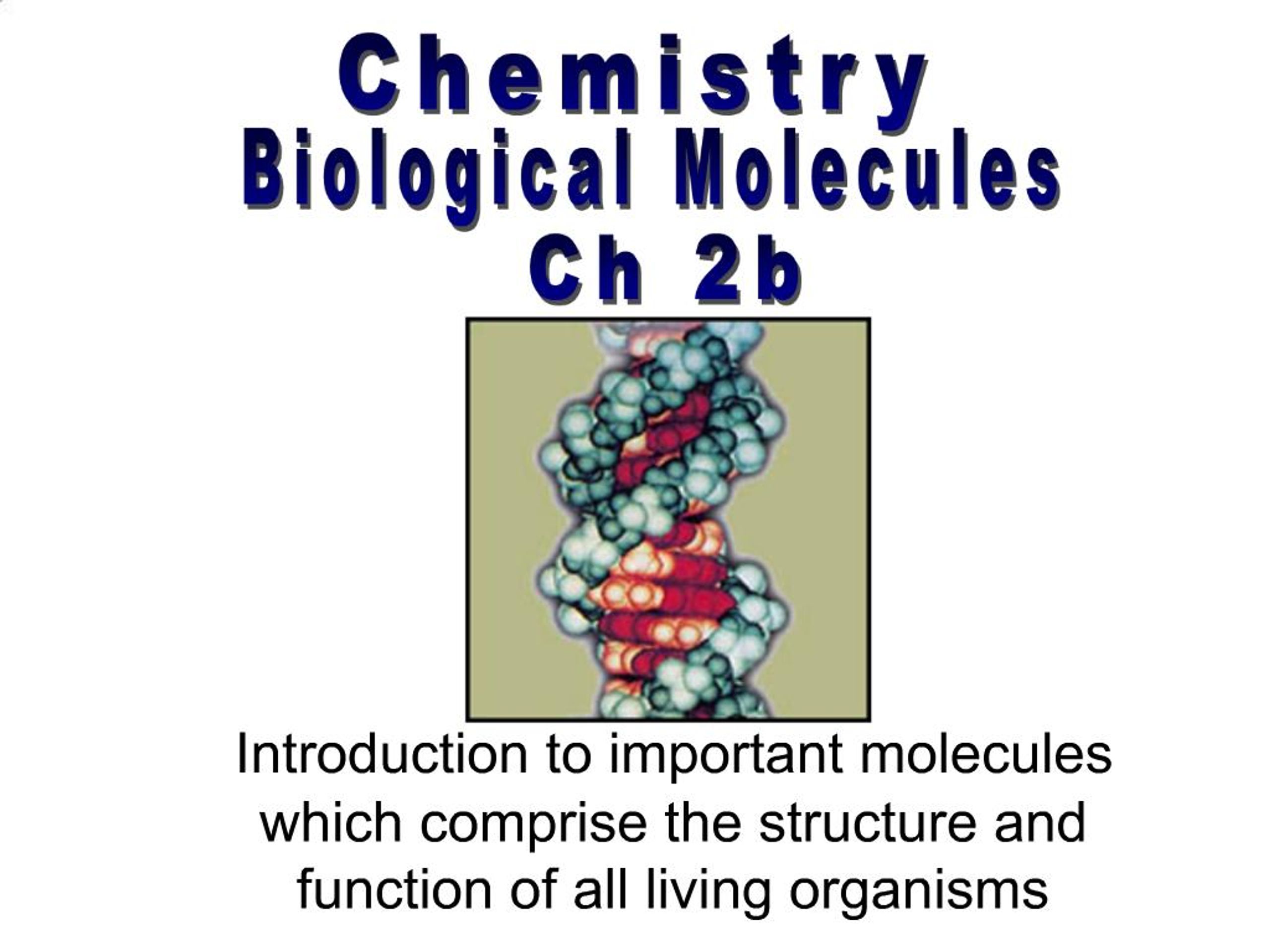 PPT - Exploring Key Molecules Essential for Structure and Function in ...