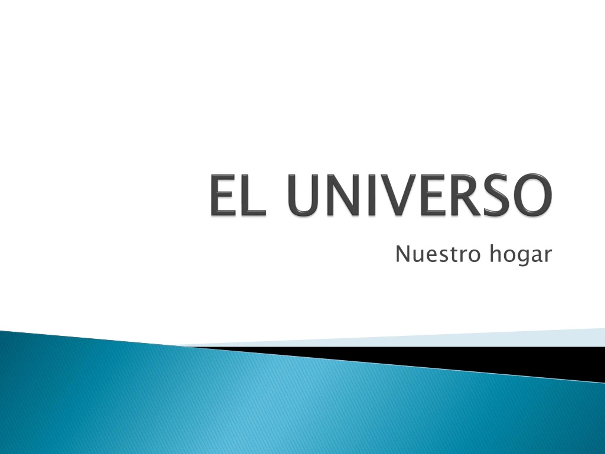 PPT - EL UNIVERSO PowerPoint Presentation, free download - ID:1090397