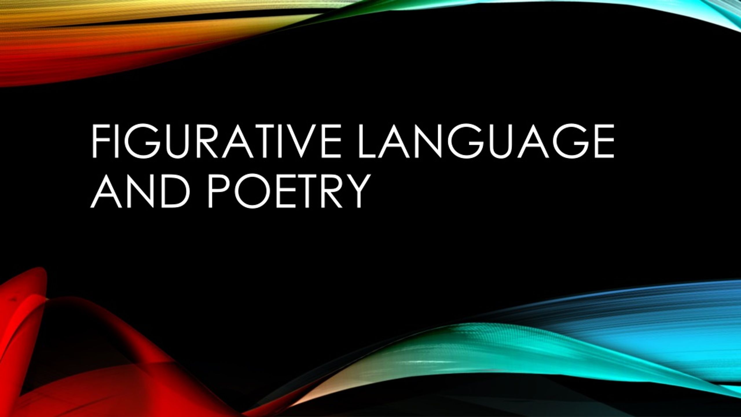 PPT - Figurative Language And Poetry PowerPoint Presentation, free ...