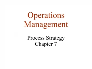 PPT - Operations Management Chapter 9 Layout Strategy PowerPoint ...