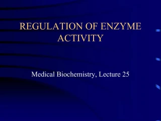 PPT - Enzyme Regulation PowerPoint Presentation, free download - ID:6752266