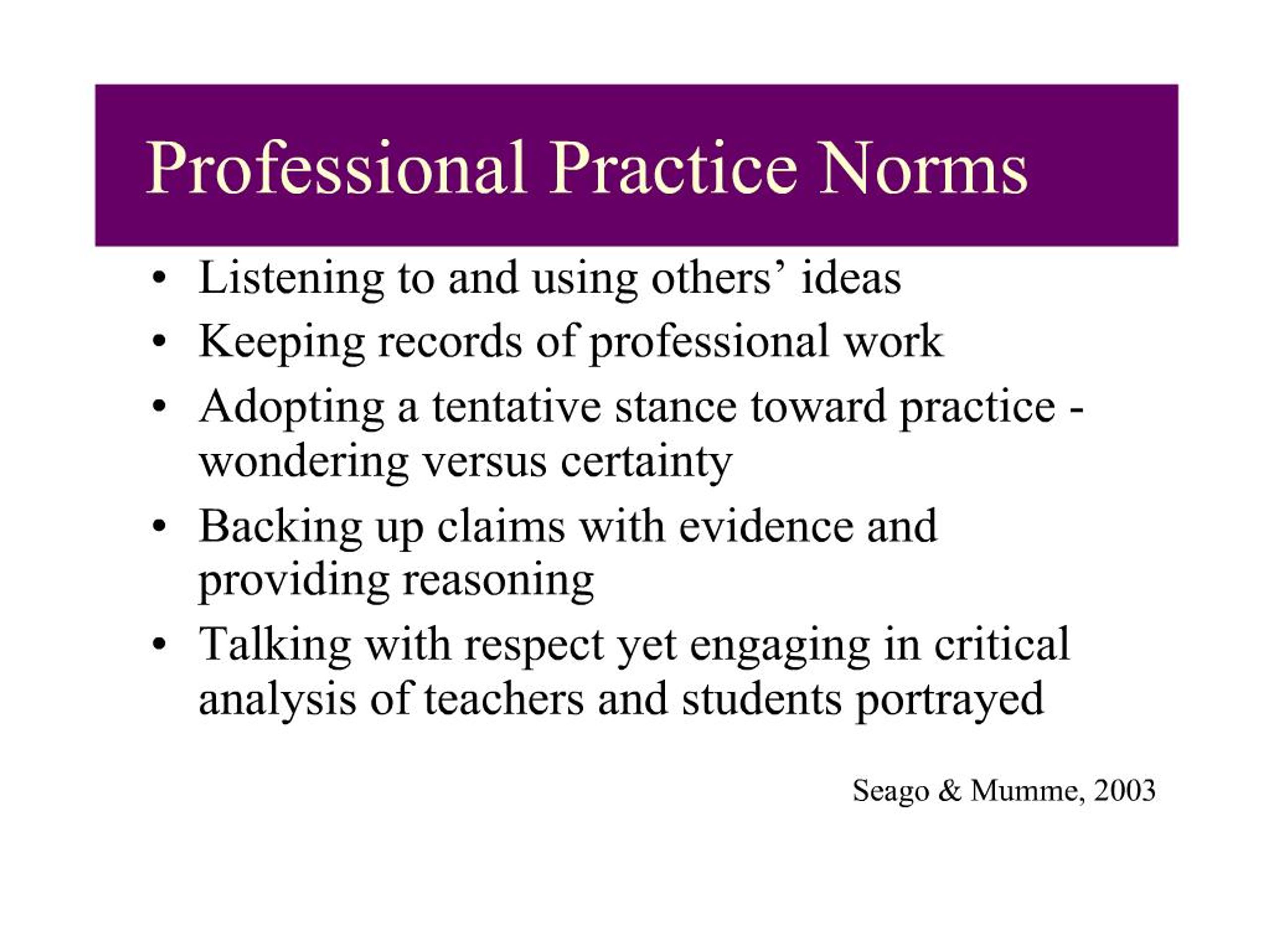 PPT - Enhancing Professional Practice Norms: A Guide for Success ...