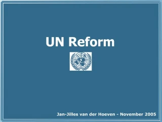 PPT - UN Reform PowerPoint Presentation, free download - ID:815714