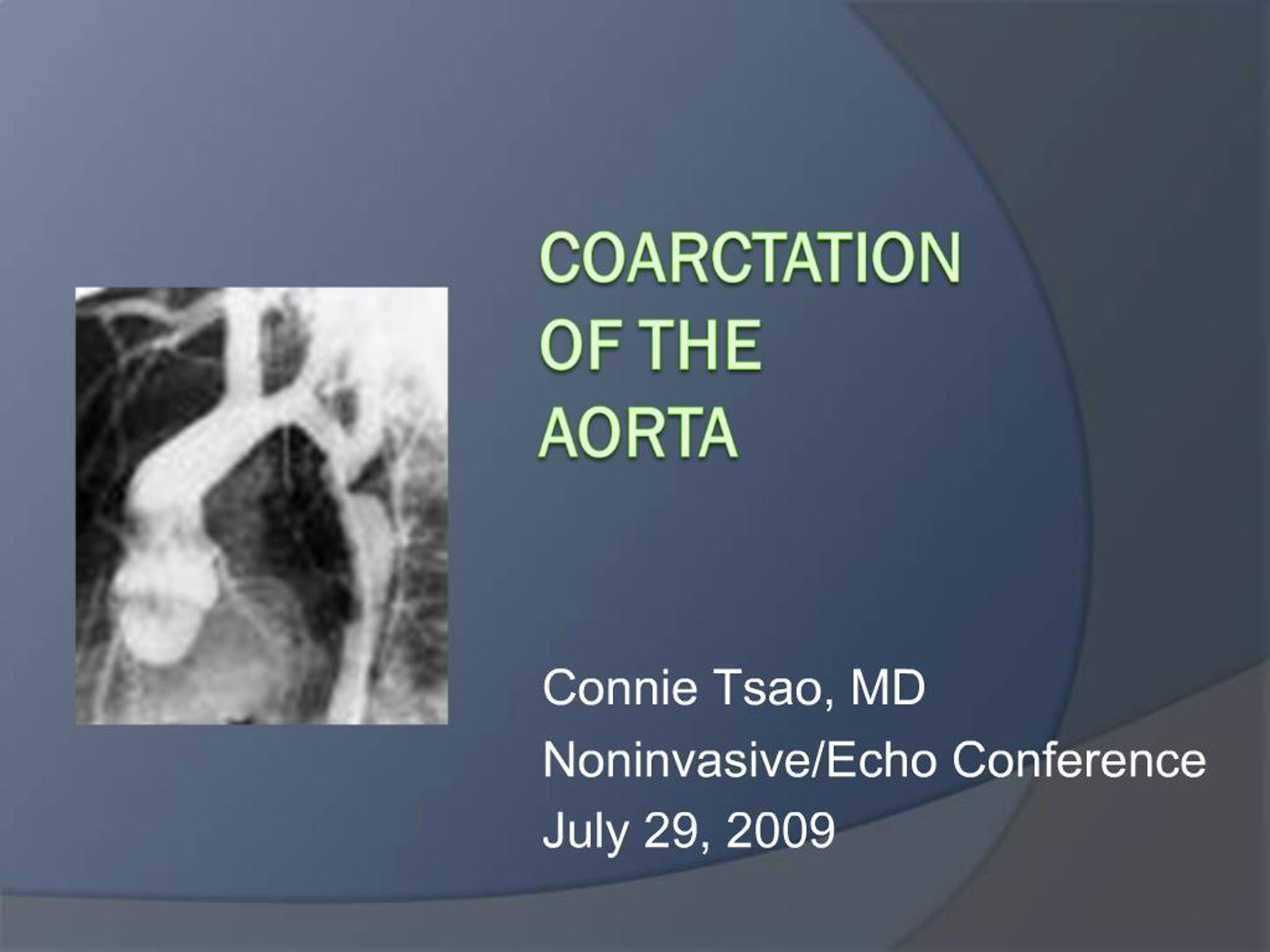 PPT - Coarctation of the Aorta PowerPoint Presentation, free download ...