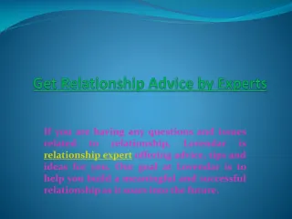 PPT - Greatest Tip of Marketing - Being a Relationship Expert ...