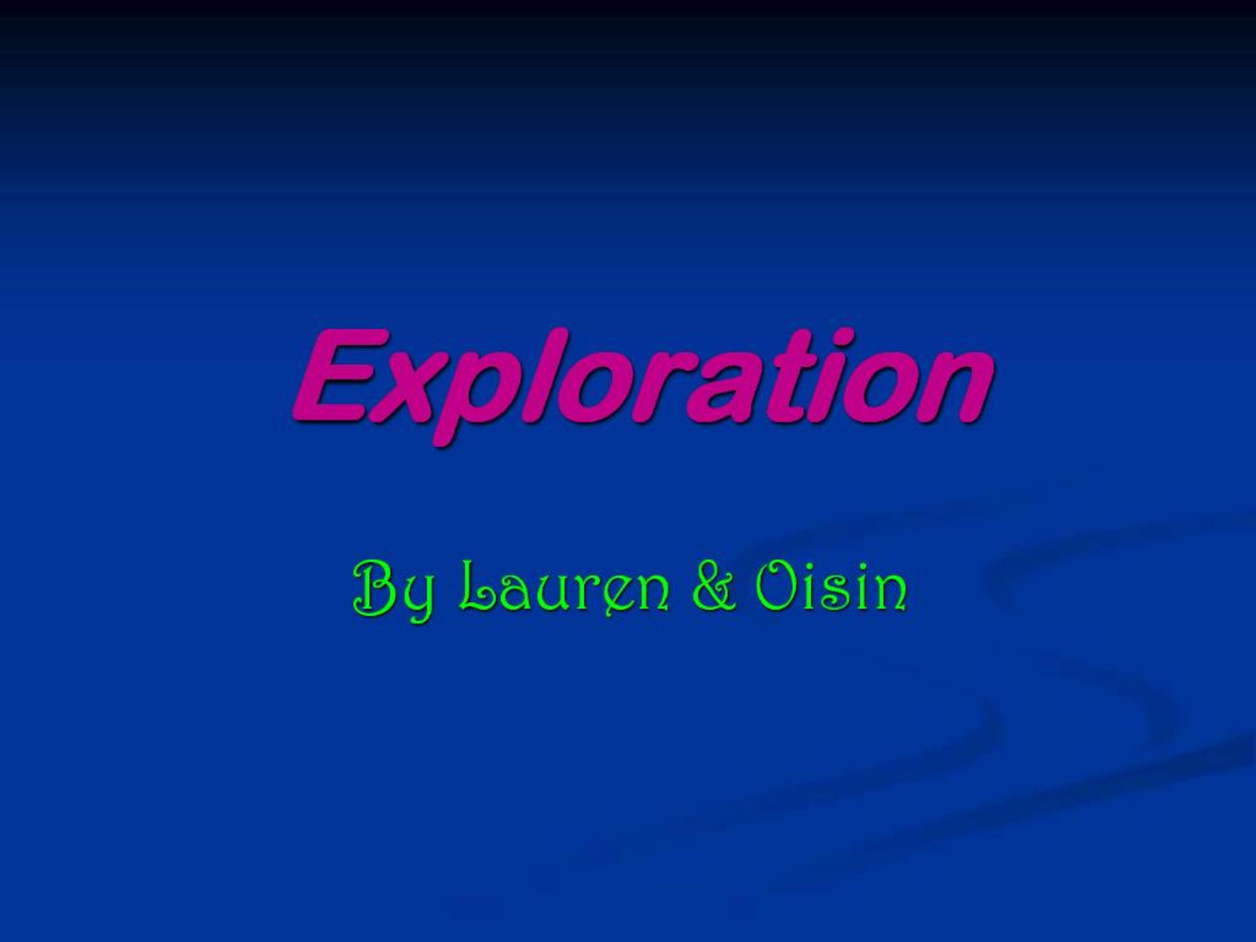 PPT - Exploration PowerPoint Presentation, free download - ID:1120263