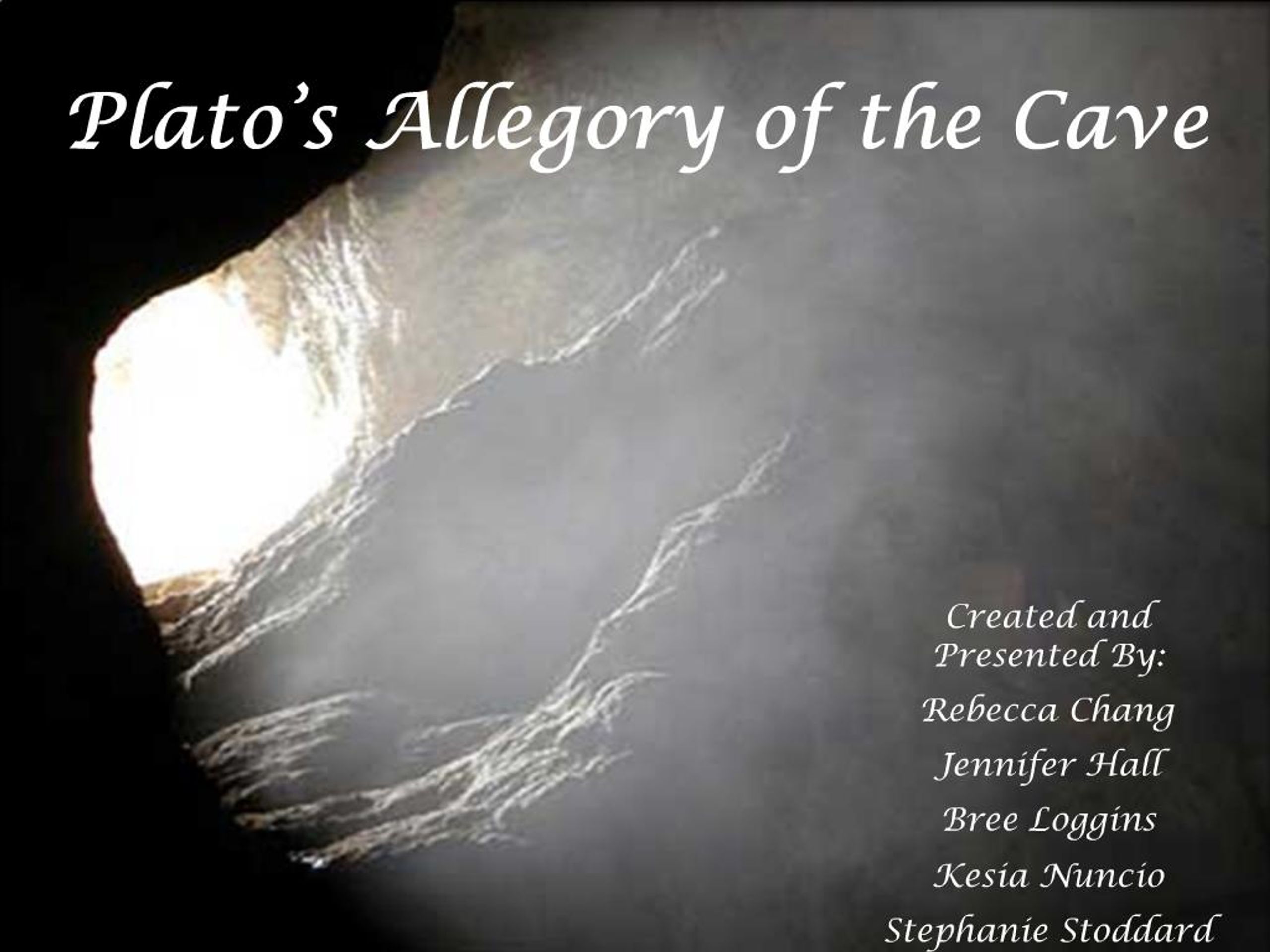 PPT - Plato s Allegory of the Cave PowerPoint Presentation, free ...