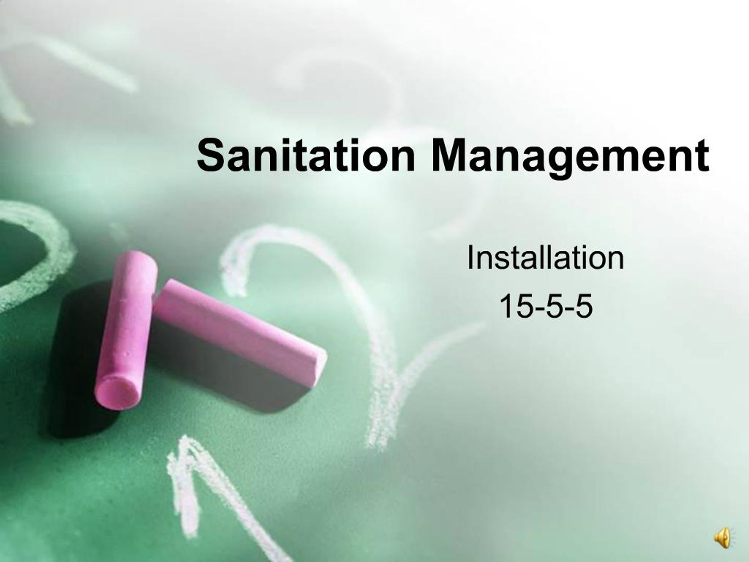 PPT - Sanitation Management PowerPoint Presentation, free download - ID ...