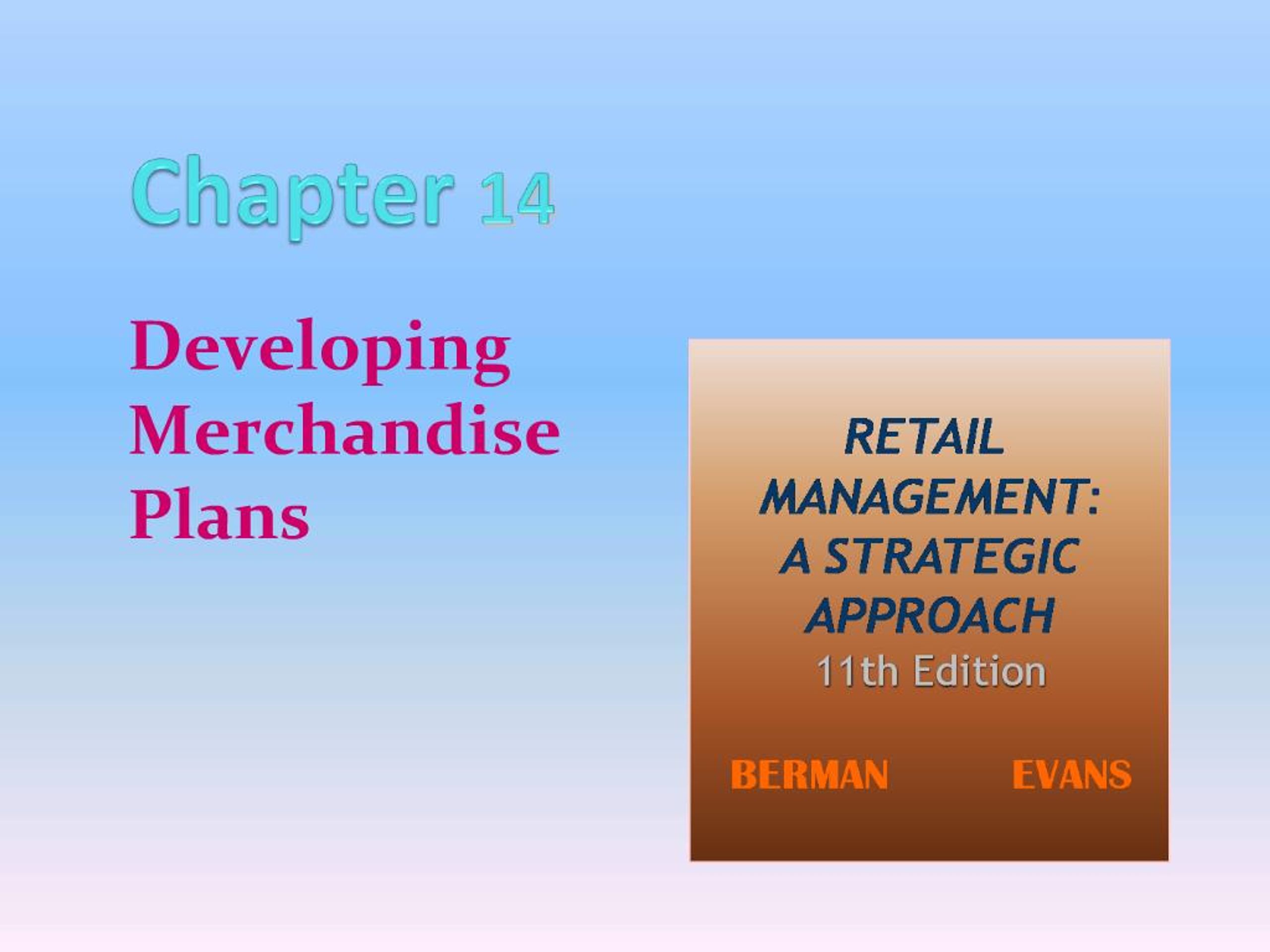 PPT - Developing Merchandise Plans PowerPoint Presentation, free ...