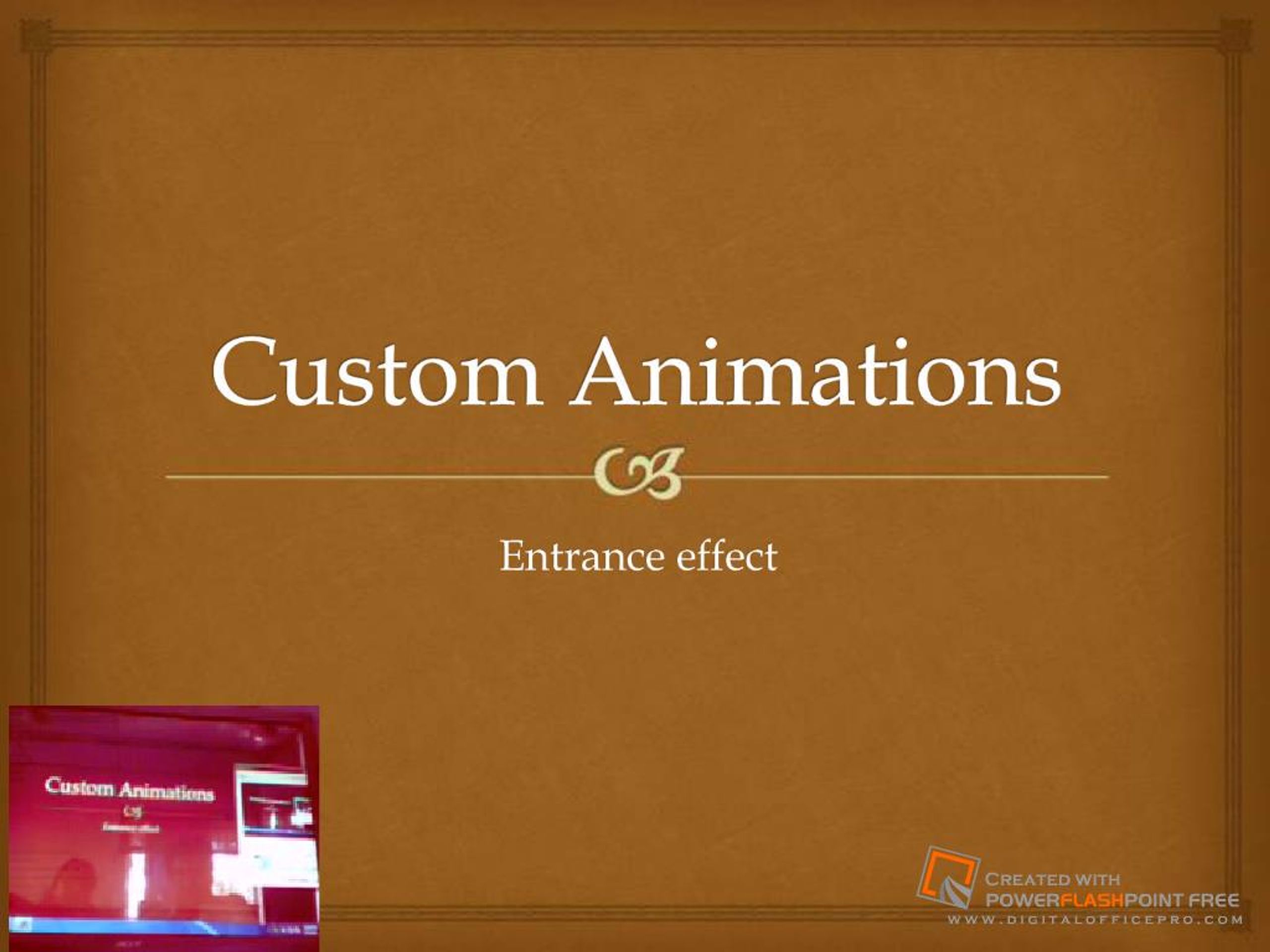 PPT - Custom Animations-Entrance PowerPoint Presentation, free download ...