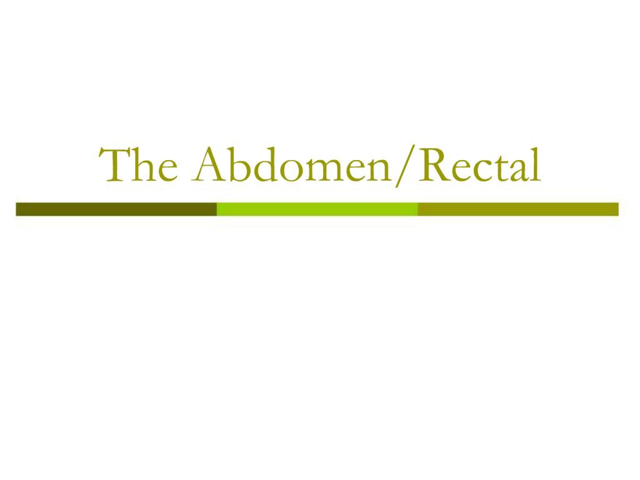 PPT - The Abdomen PowerPoint Presentation, free download - ID:1130111