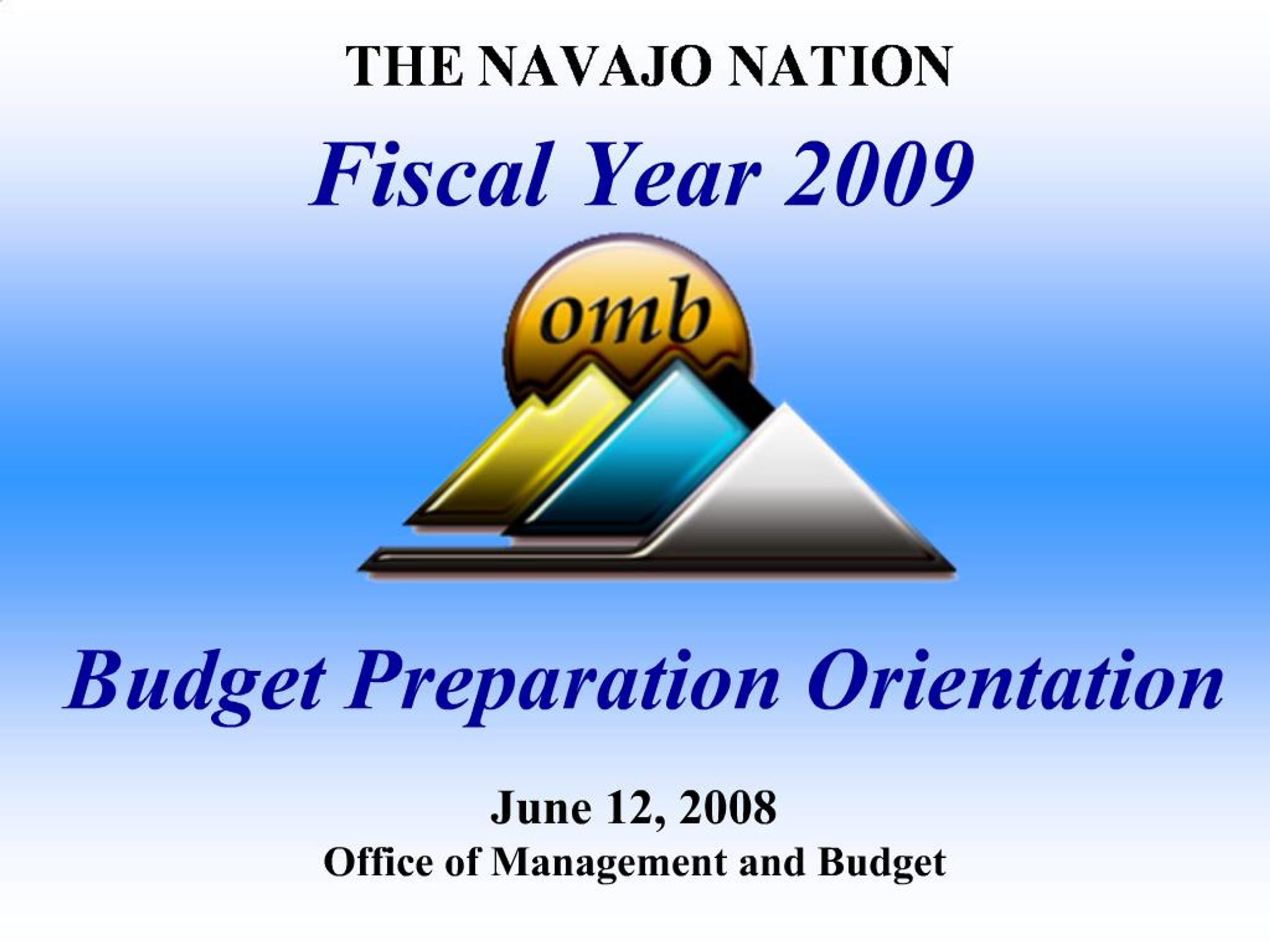 PPT - OMB Welcome & Introduction - Enhancing Budget Management and ...