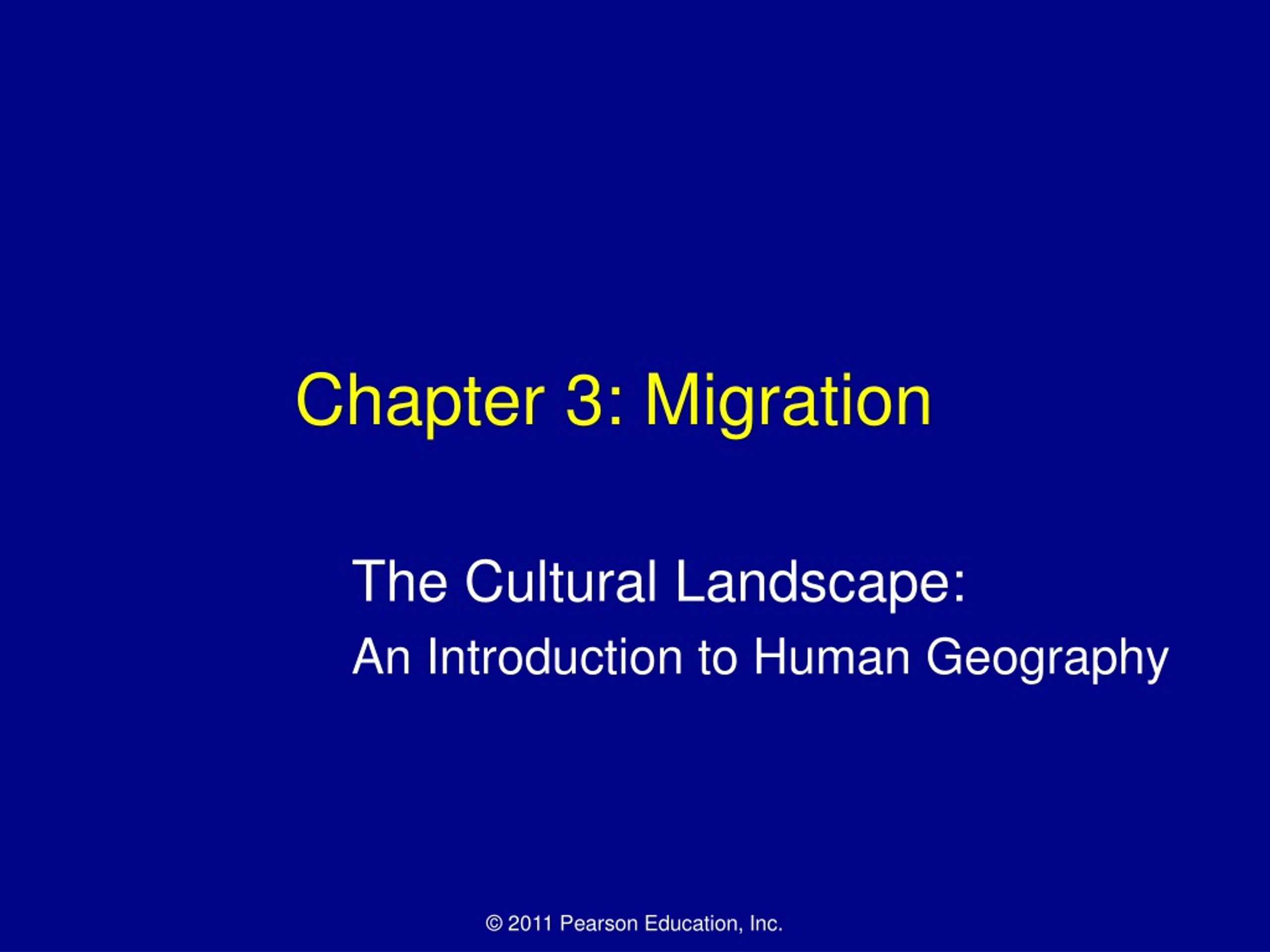 PPT - Chapter 3: Migration PowerPoint Presentation, free download - ID ...