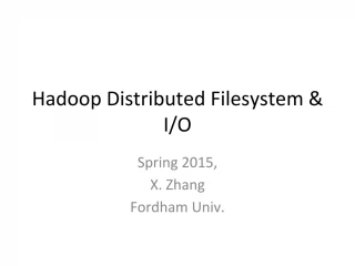 PPT - Distributed and Parallel Processing Technology Chapter3. The Hadoop Distributed filesystem ...
