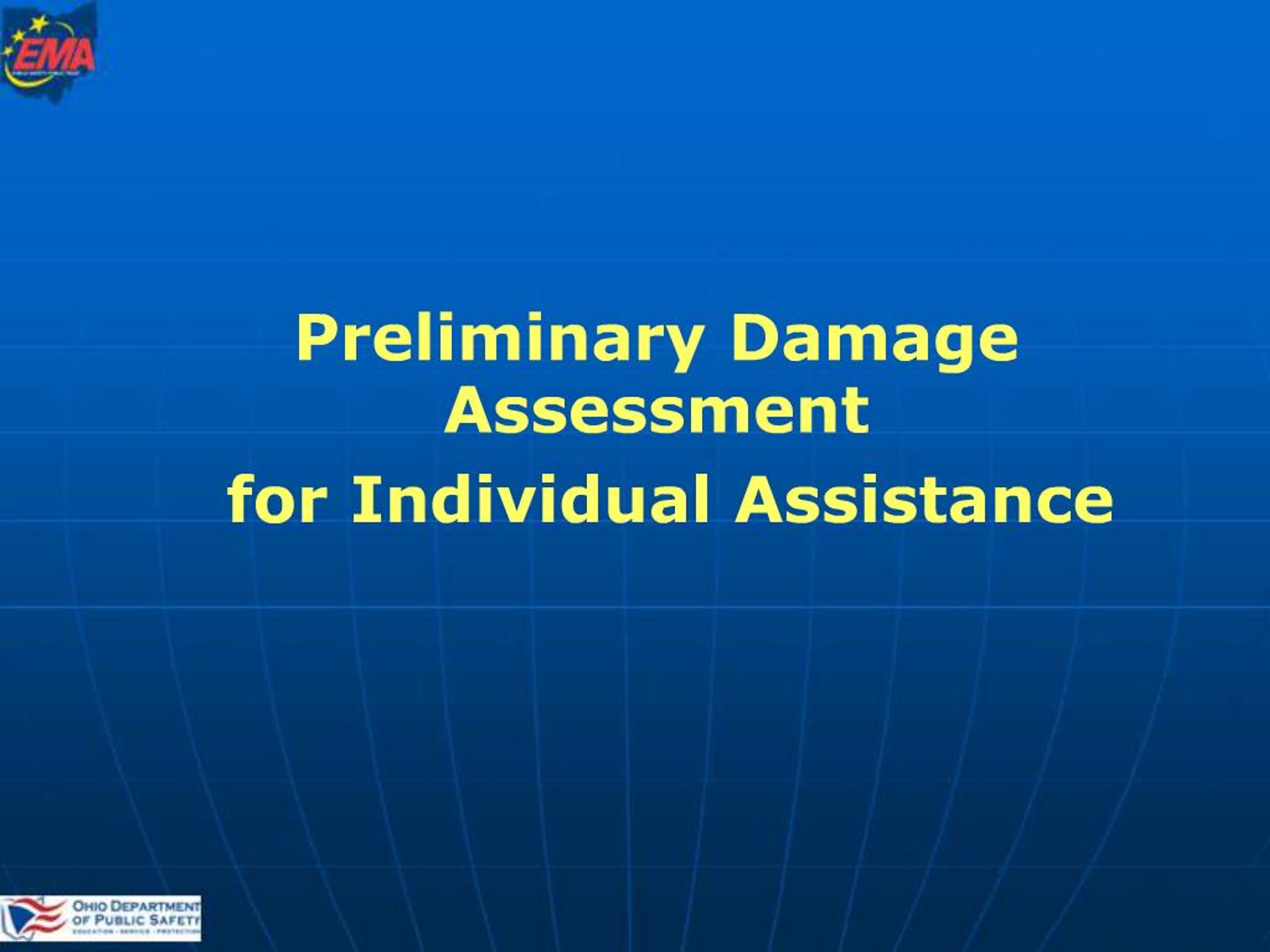 PPT - Preliminary Damage Assessment for Individual Assistance ...